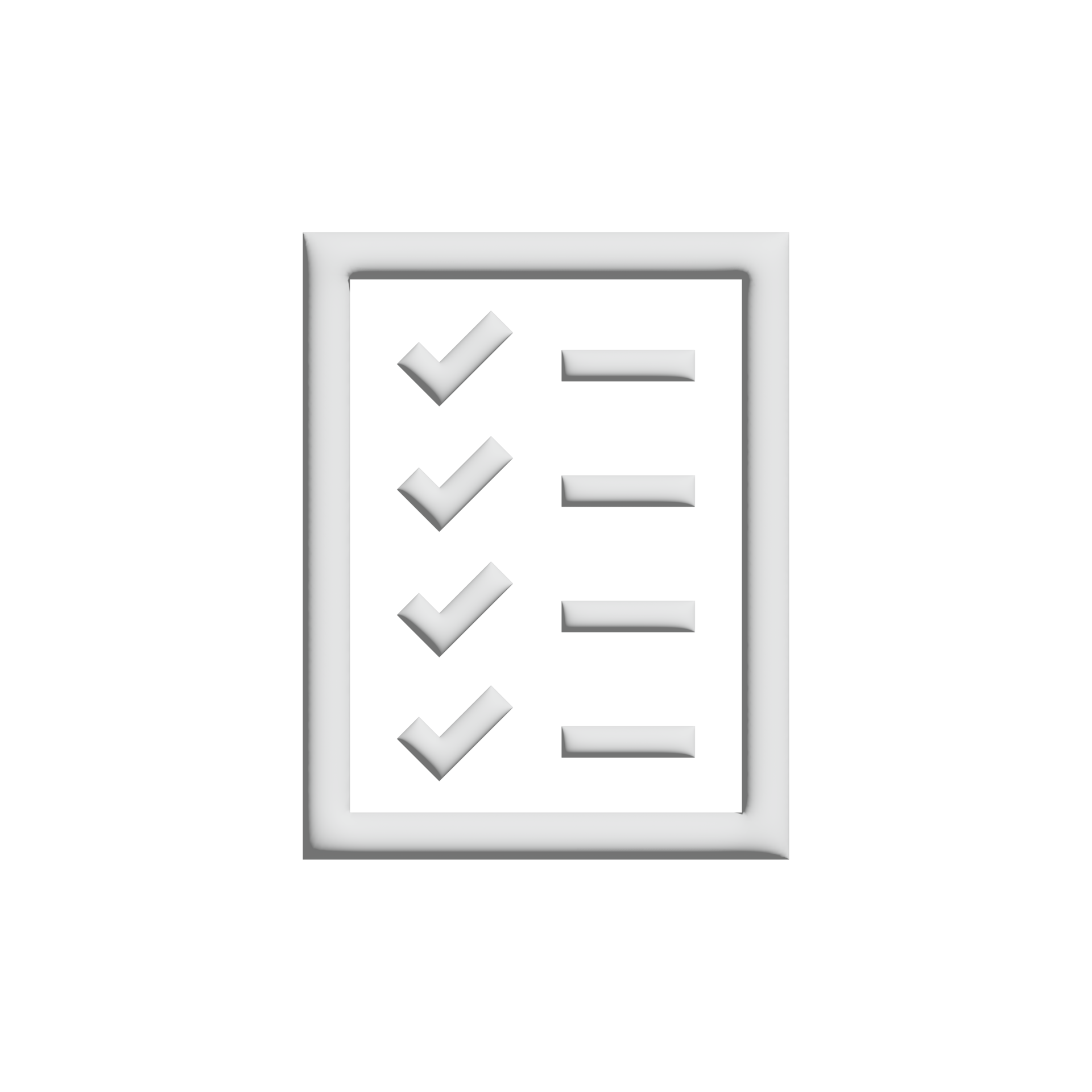 icono de lista de verificación diseño 3d para presentación de ... icono de lista de verificación diseño 3d para presentación de ...