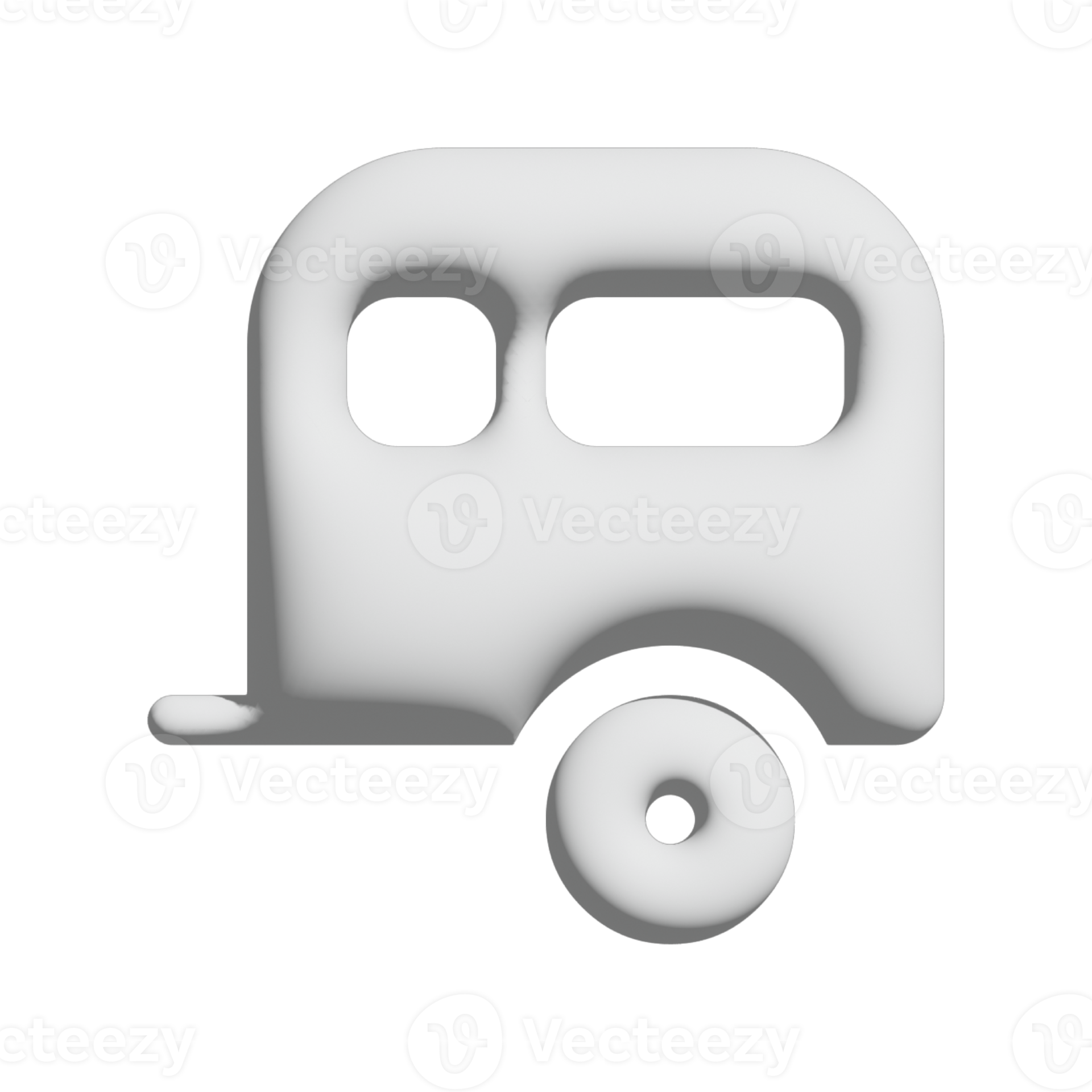 caravan icon 3d design for application and website presentation 14387408 PNG