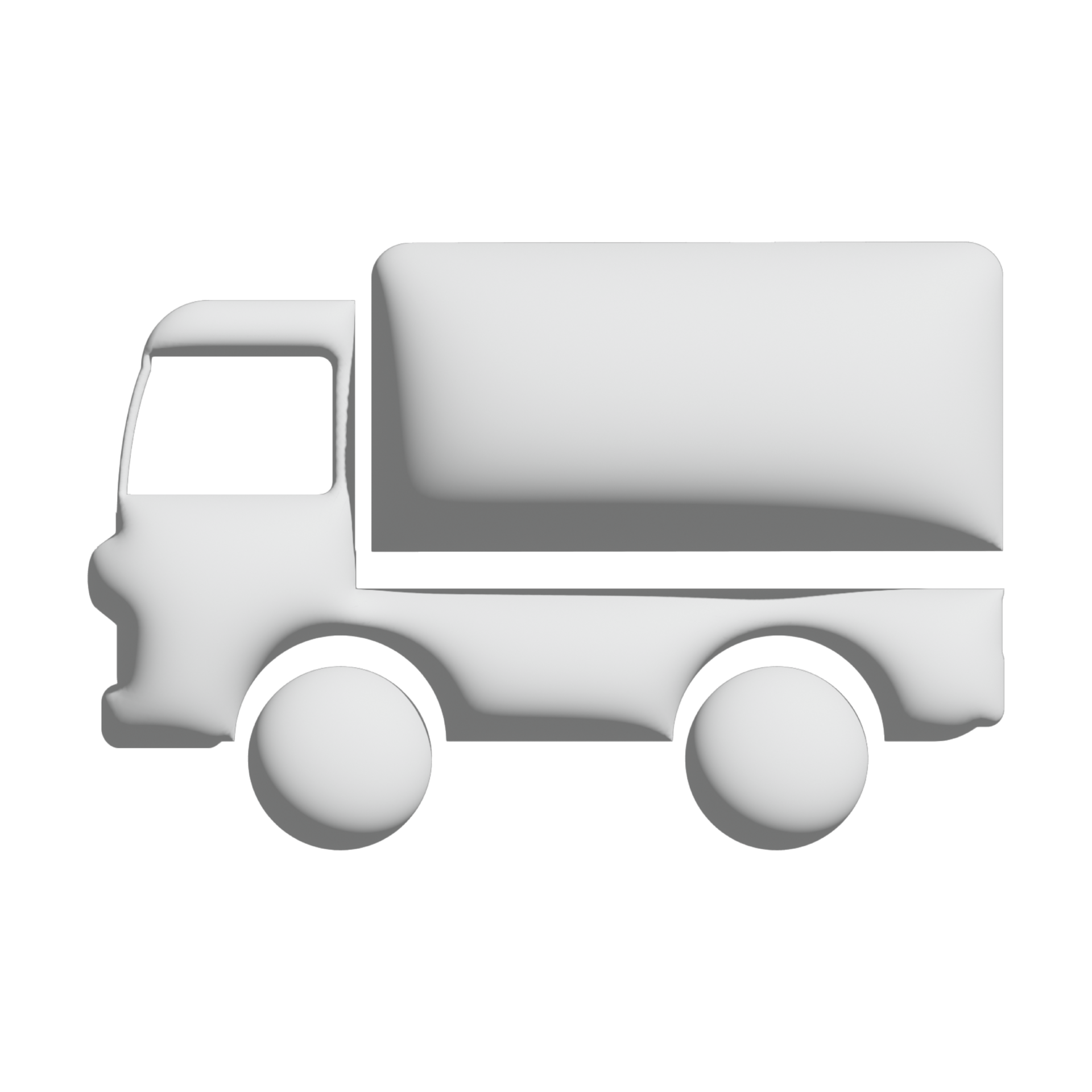 lorry icon 3d design for application and website presentation 14387445 PNG