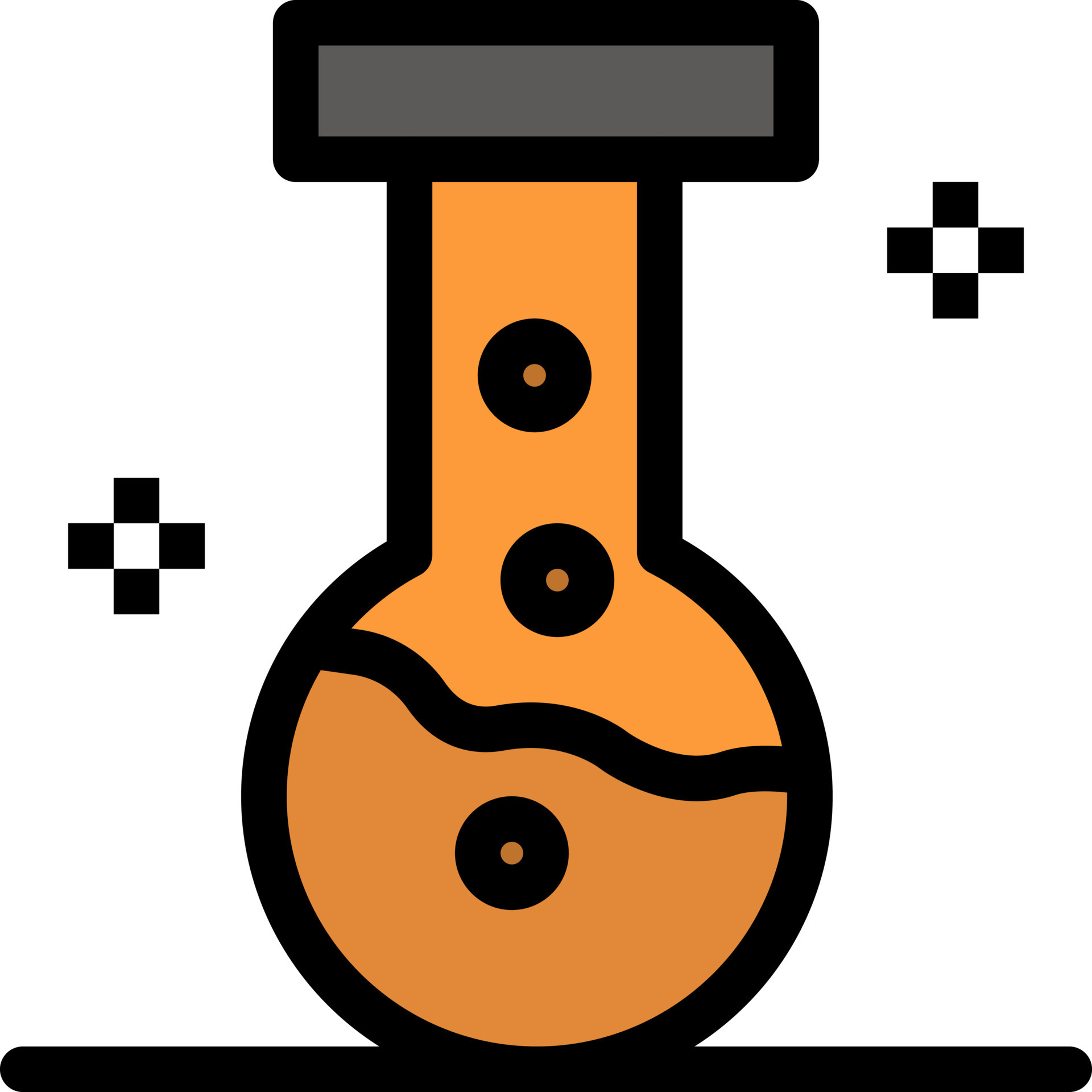 Chemical Lab Laboratory Flat Color Icon Vector Icon Banner Template 14388002 Vector Art At Vecteezy