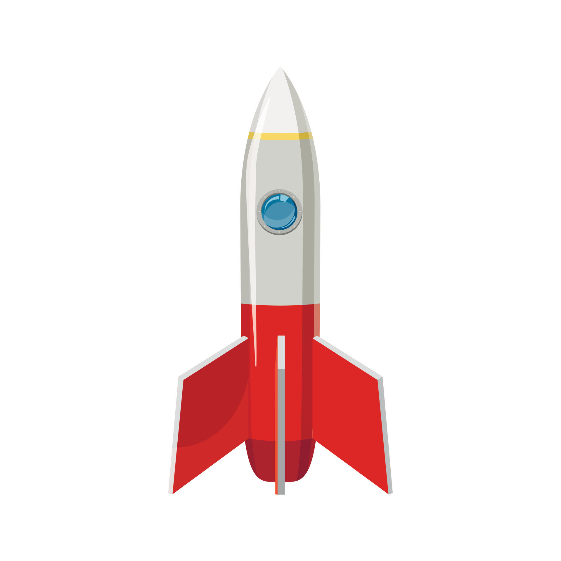 Rocket icon in cartoon style 14388852 Vector Art at Vecteezy