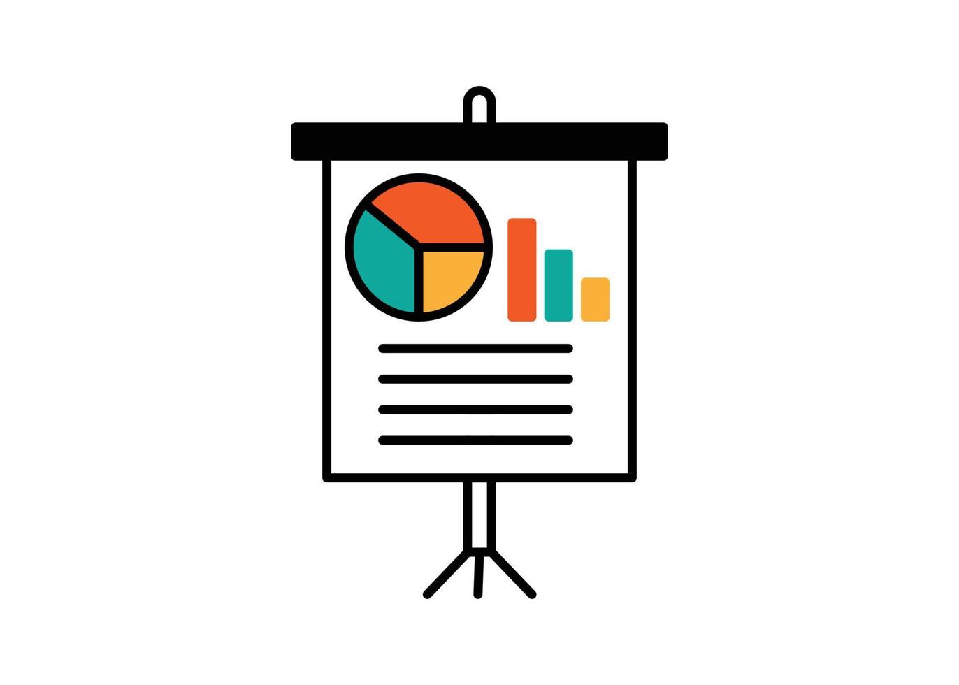 Presentation icon logo design template vector isolated illustration ... Presentation icon logo design template vector isolated illustration ...