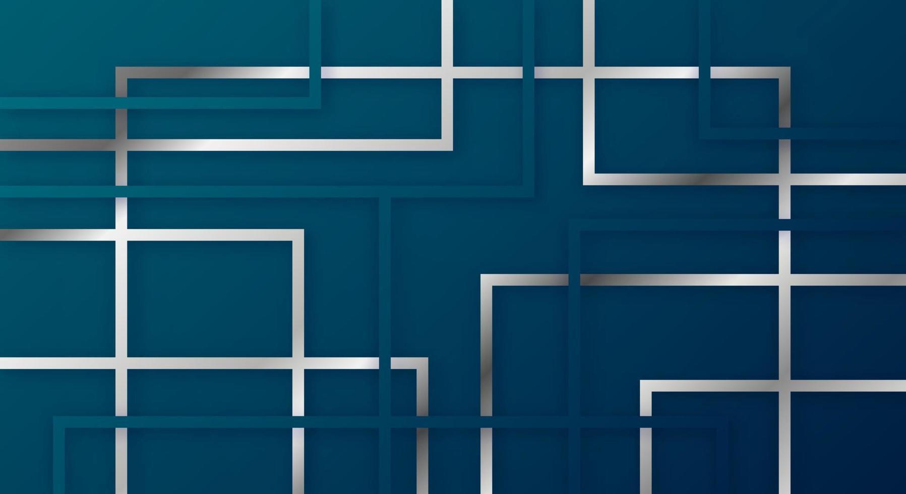 Abstract 3d Geometric Square Stripes Lines Paper Cut Background With