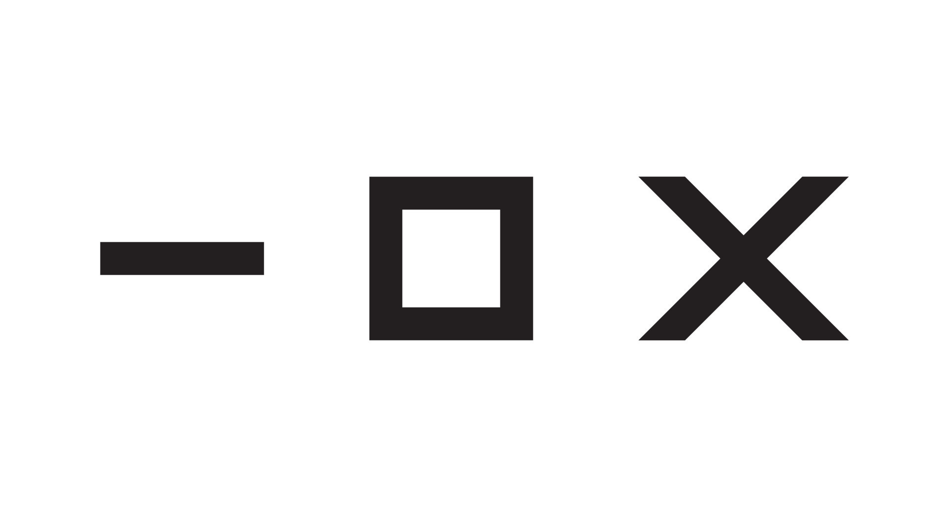 Minimize Maximize And Close Icon Vectors Elements Of Web Or Mobile