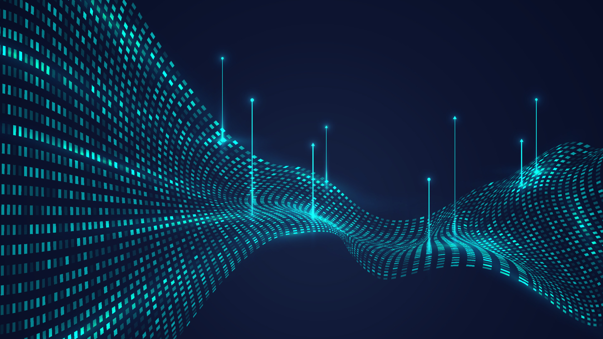 Abstract modern technology digital futuristic big data concept blue ...