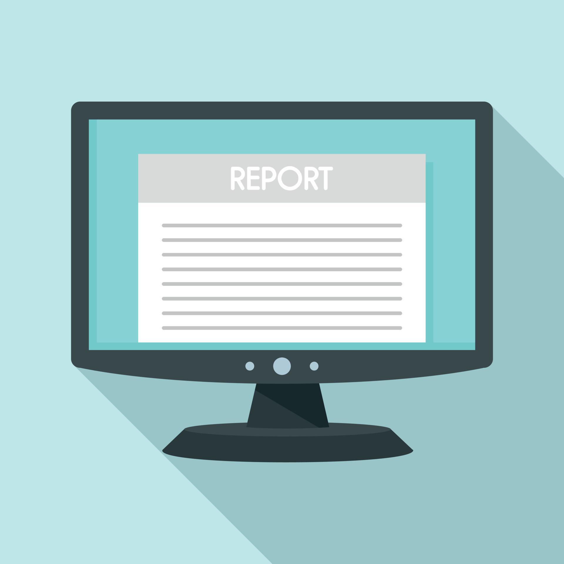Digital tax report icon, flat style 14410113 Vector Art at Vecteezy Digital tax report icon, flat style 14410113 Vector Art at Vecteezy