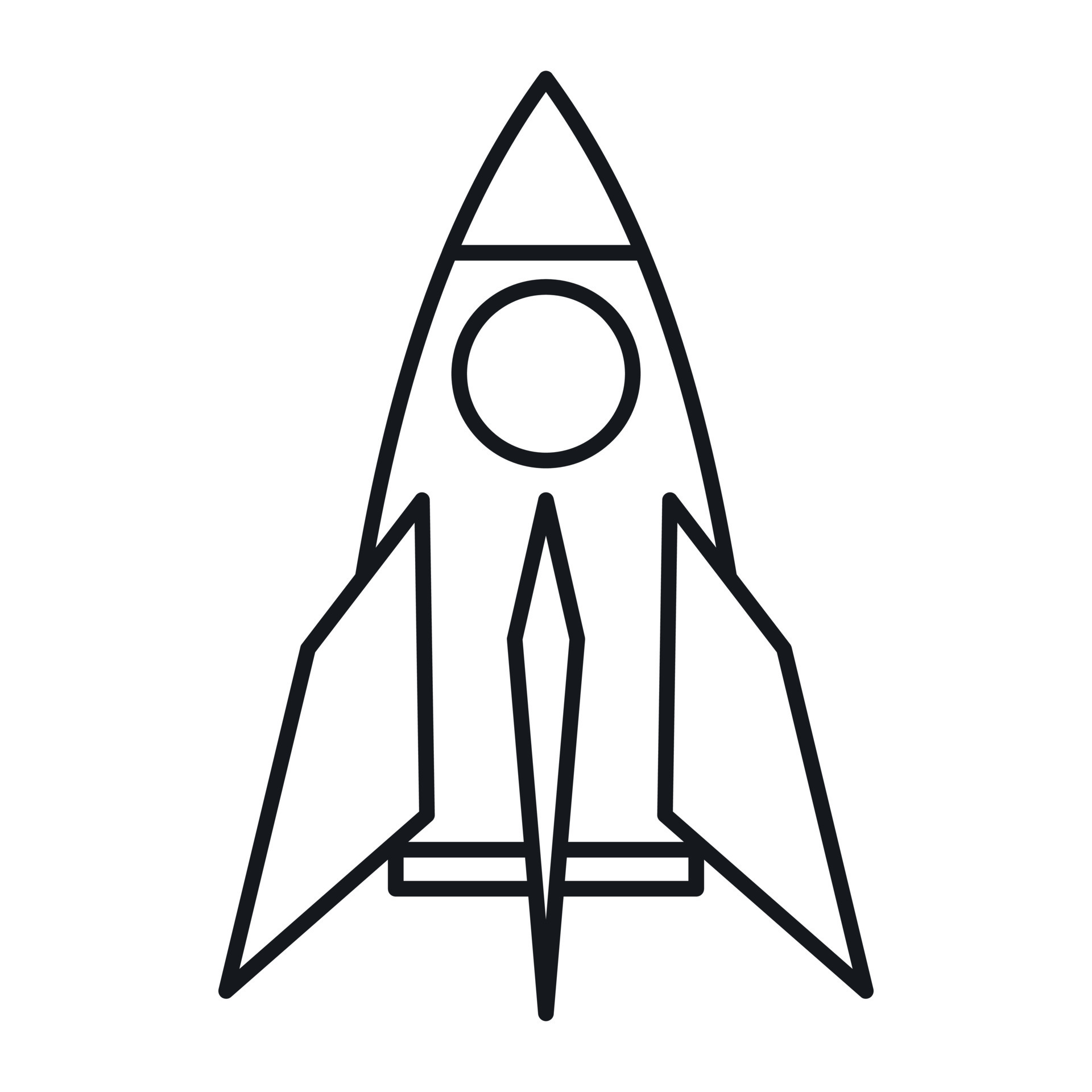 Rocket Icon Outline Style 14411370 Vector Art At Vecteezy