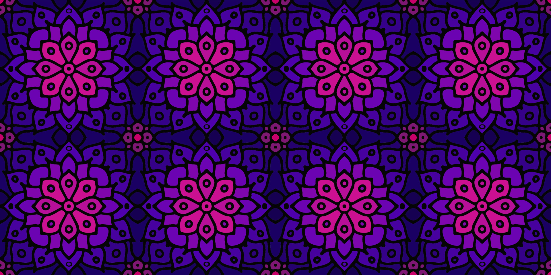 Purple abstract seamless mosaic ornament. Geometrical oriental floral ... Purple abstract seamless mosaic ornament. Geometrical oriental floral ...