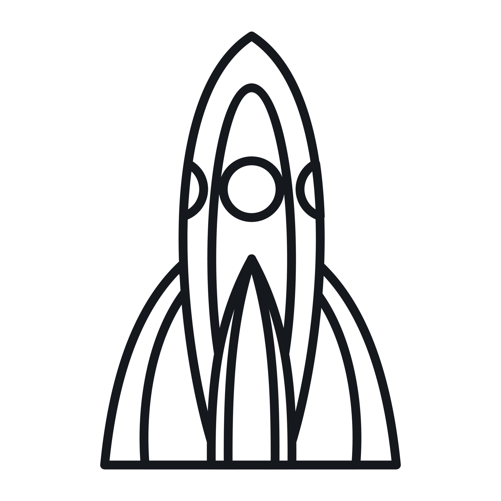 Rocket Icon Outline Style 14413471 Vector Art At Vecteezy
