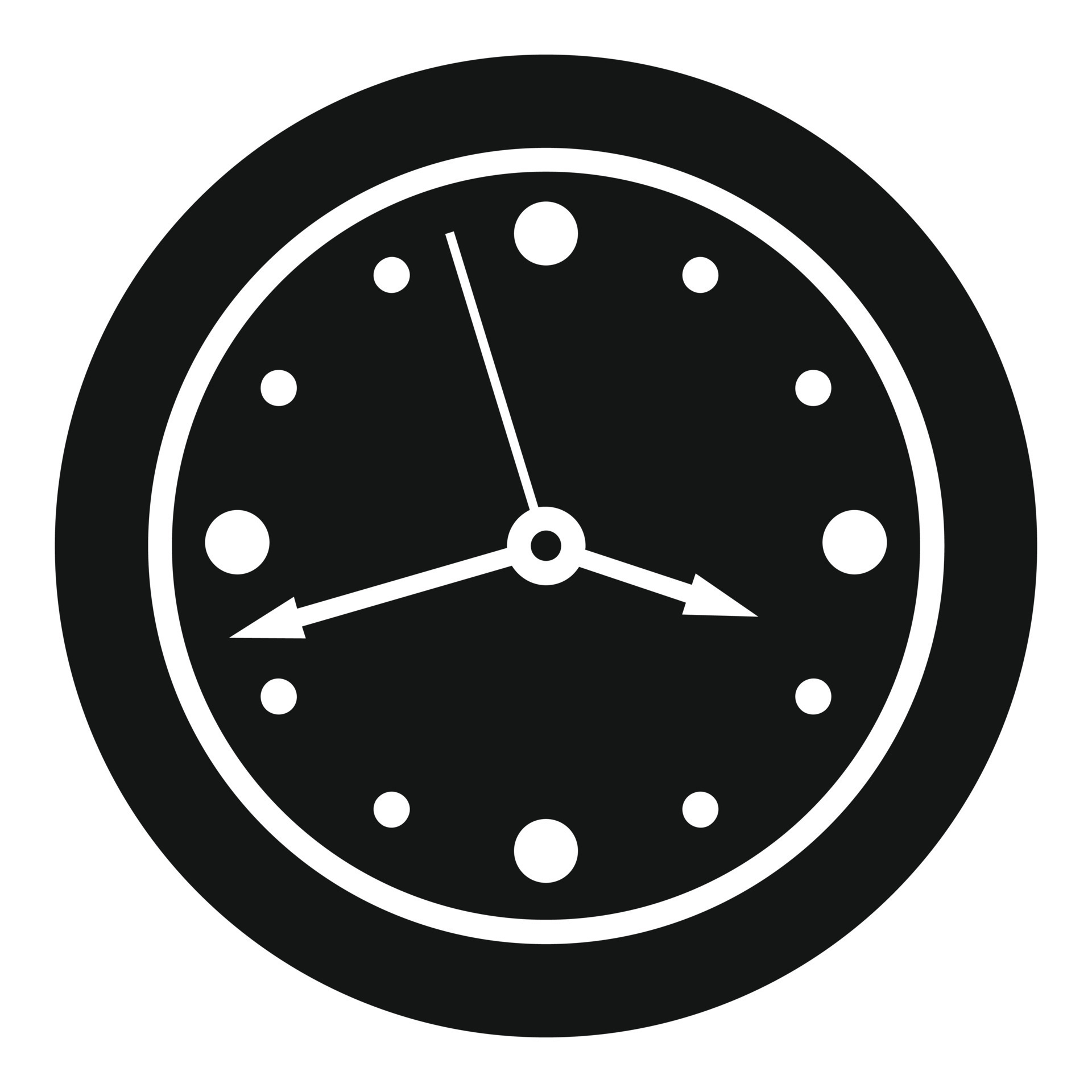 Clock Design Icon Simple Black Style 14413483 Vector Art At Vecteezy