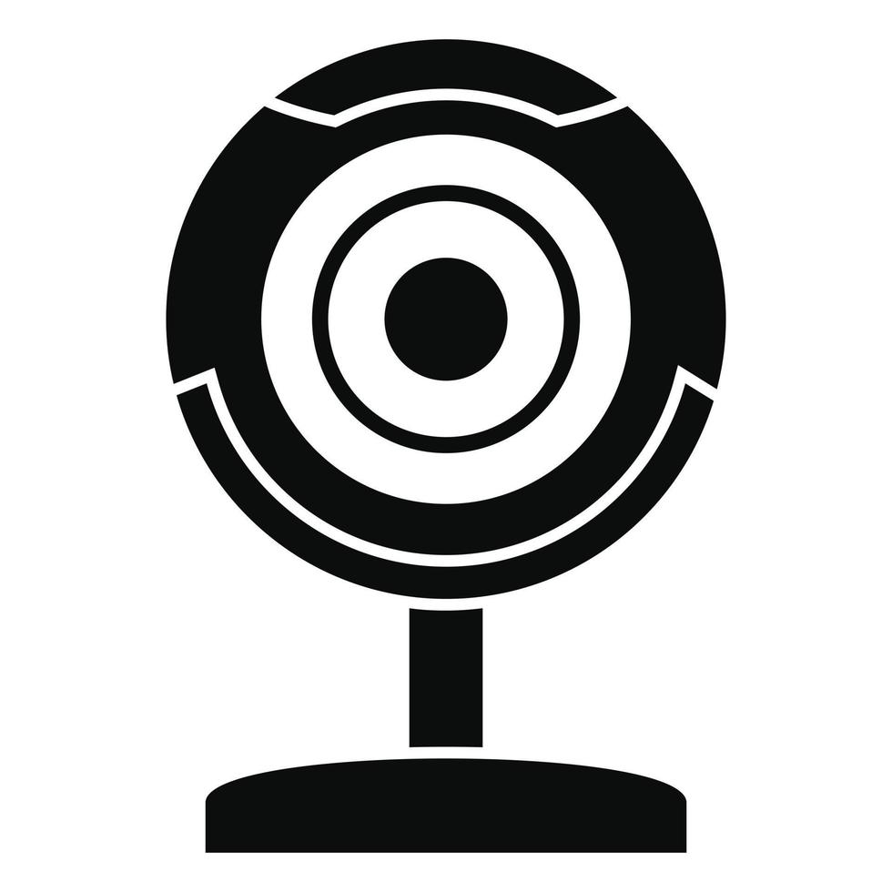 Web camera icon, simple style 14415446 Vector Art at Vecteezy