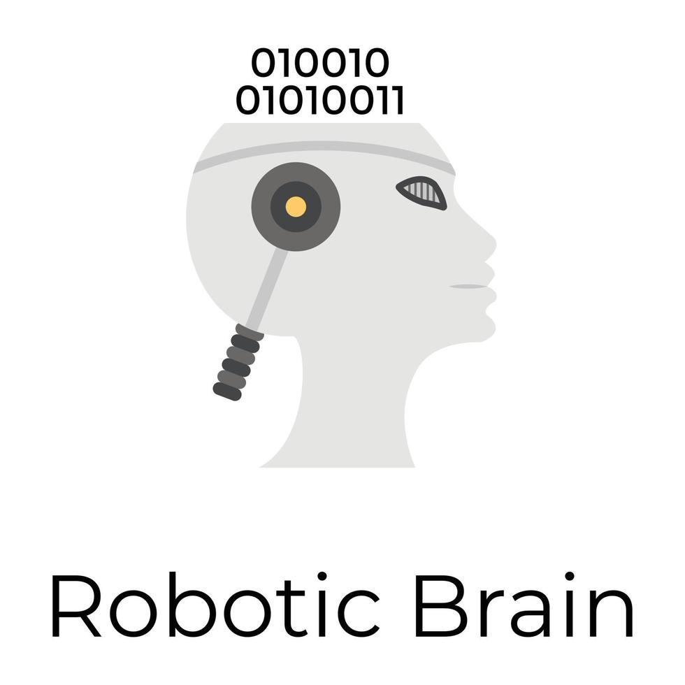 Trendy Brain Code 14415609 Vector Art at Vecteezy