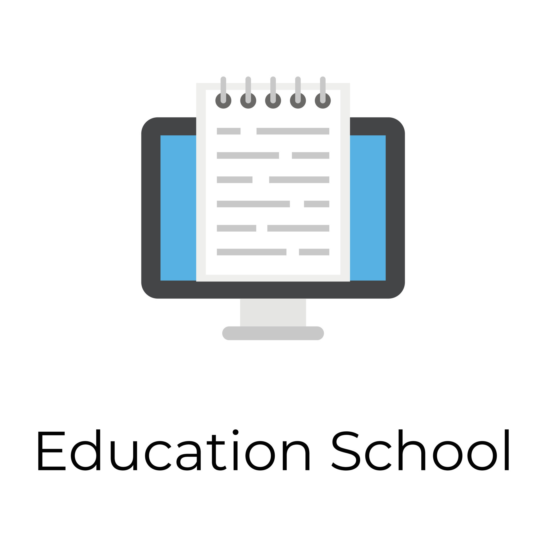 Learning From Computer 14417736 Vector Art at Vecteezy