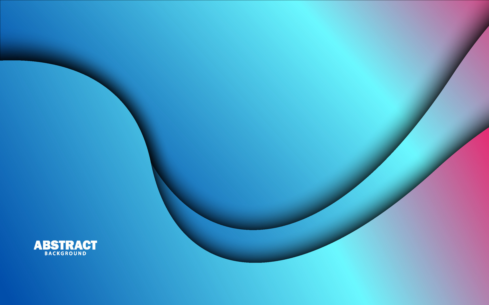 Abstract Wave Shape Blue Gradient Color Background 14417810 Vector Art
