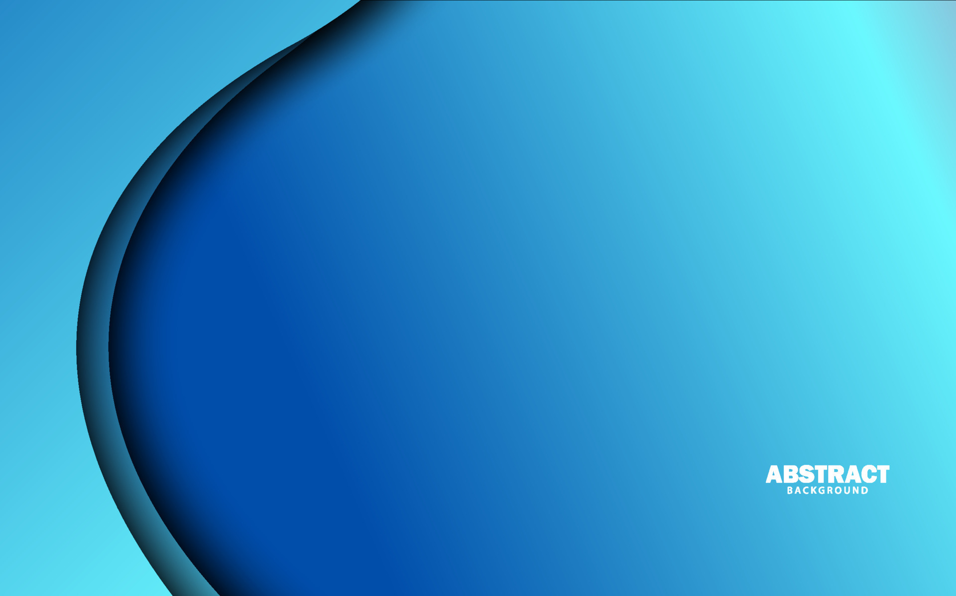 Abstract Wave Shape Blue Gradient Color Background 14417811 Vector Art