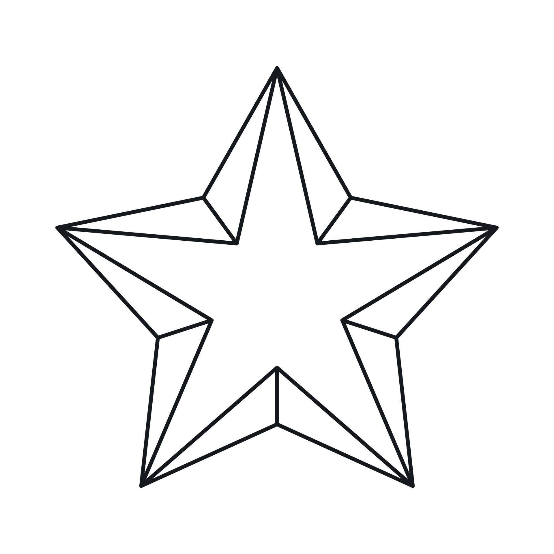 Star icon, outline style 14423324 Vector Art at Vecteezy
