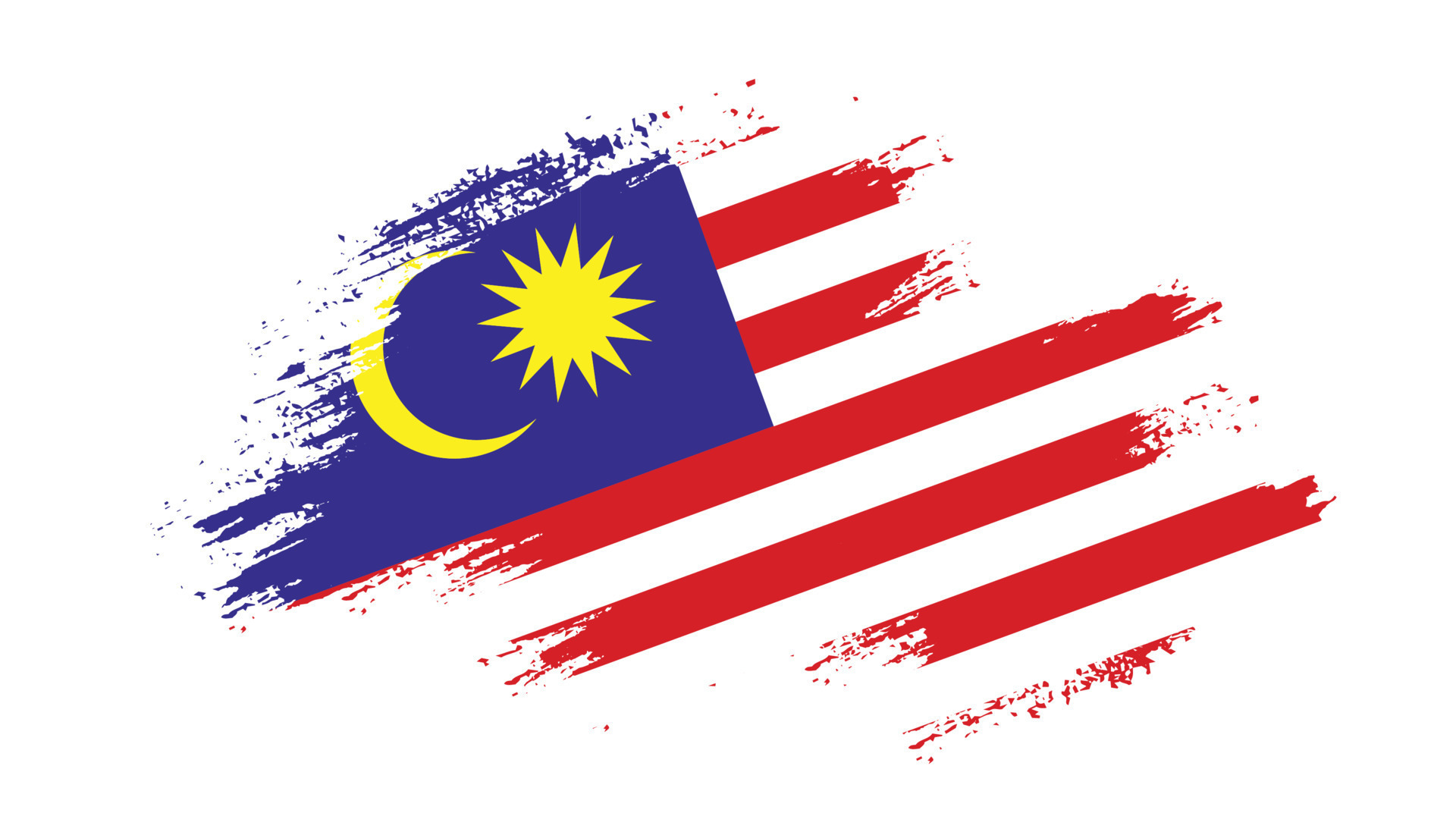 Texture effect Malaysia flag vector 14424310 Vector Art at Vecteezy