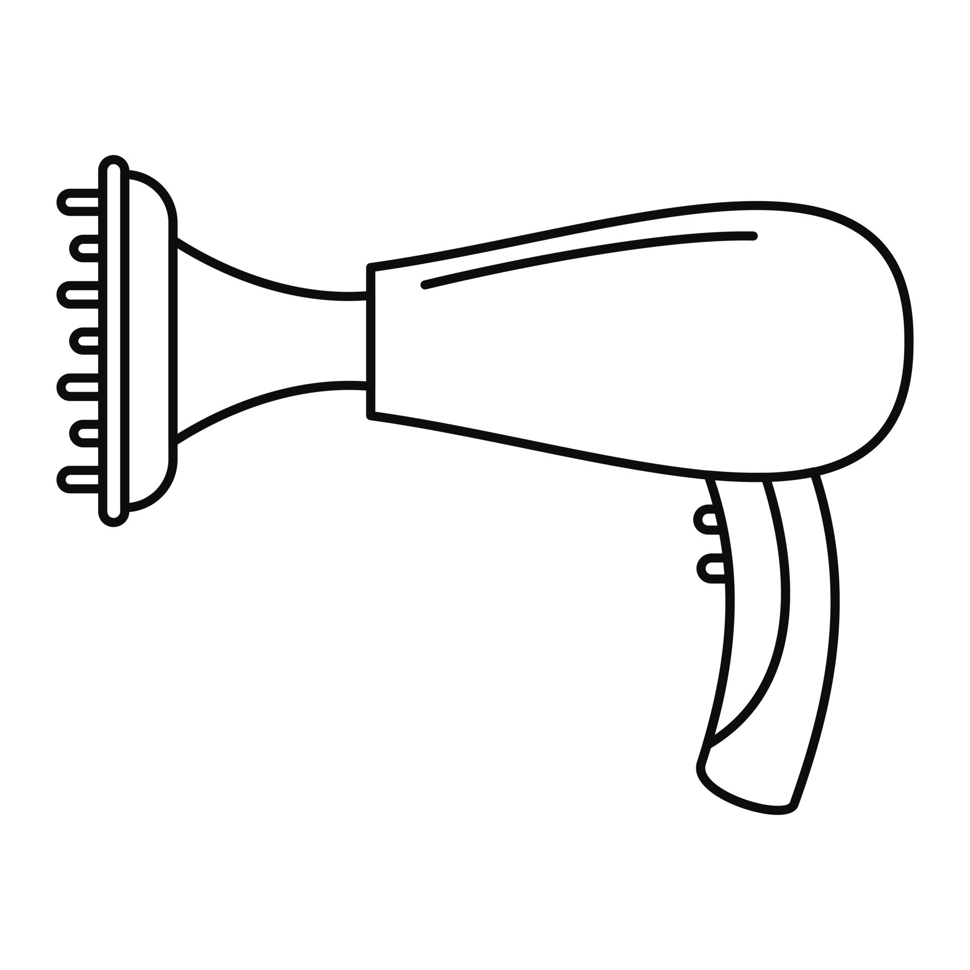 Warm Hair Dryer Icon Outline Style 14426256 Vector Art At Vecteezy
