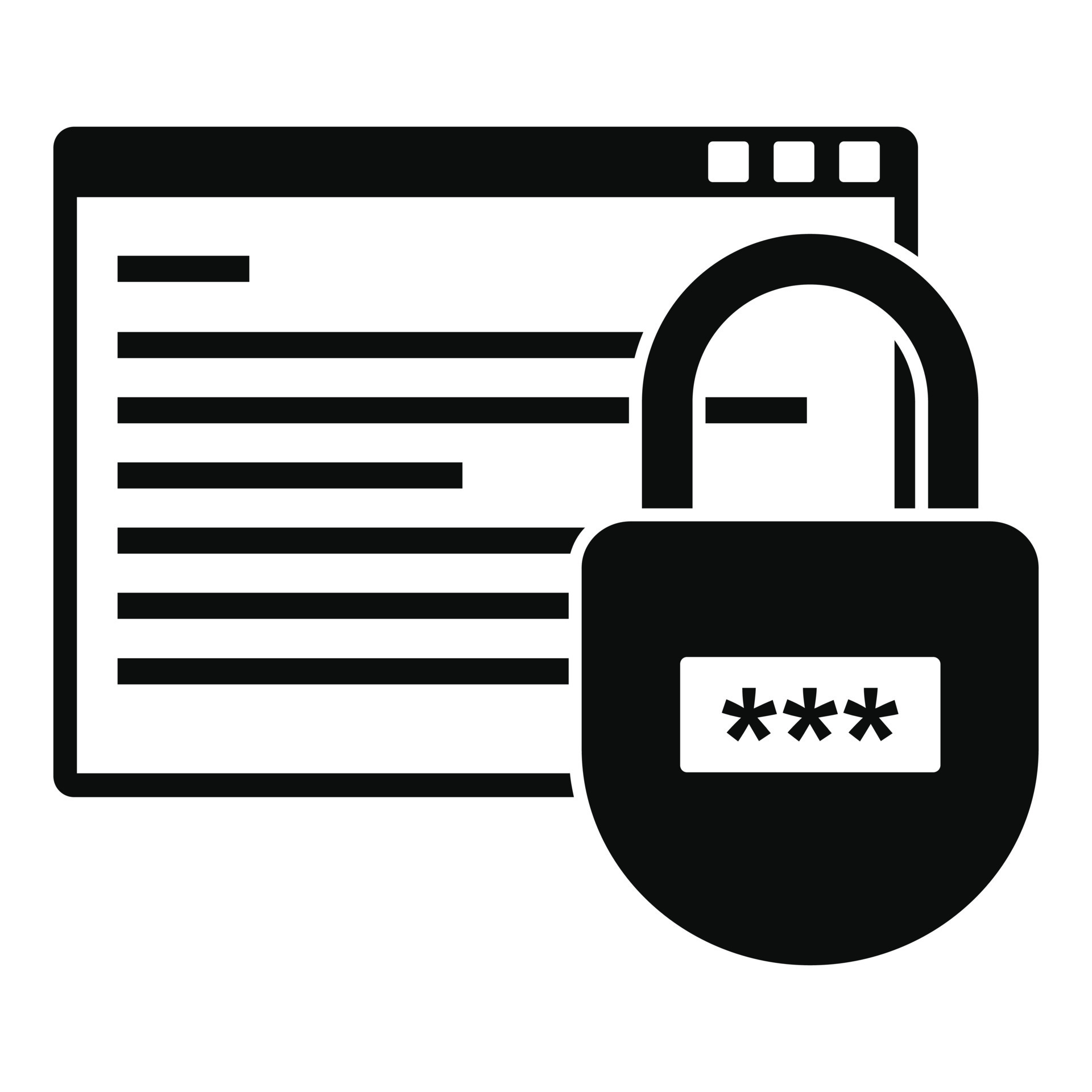 Secured program icon, simple style 14427276 Vector Art at Vecteezy