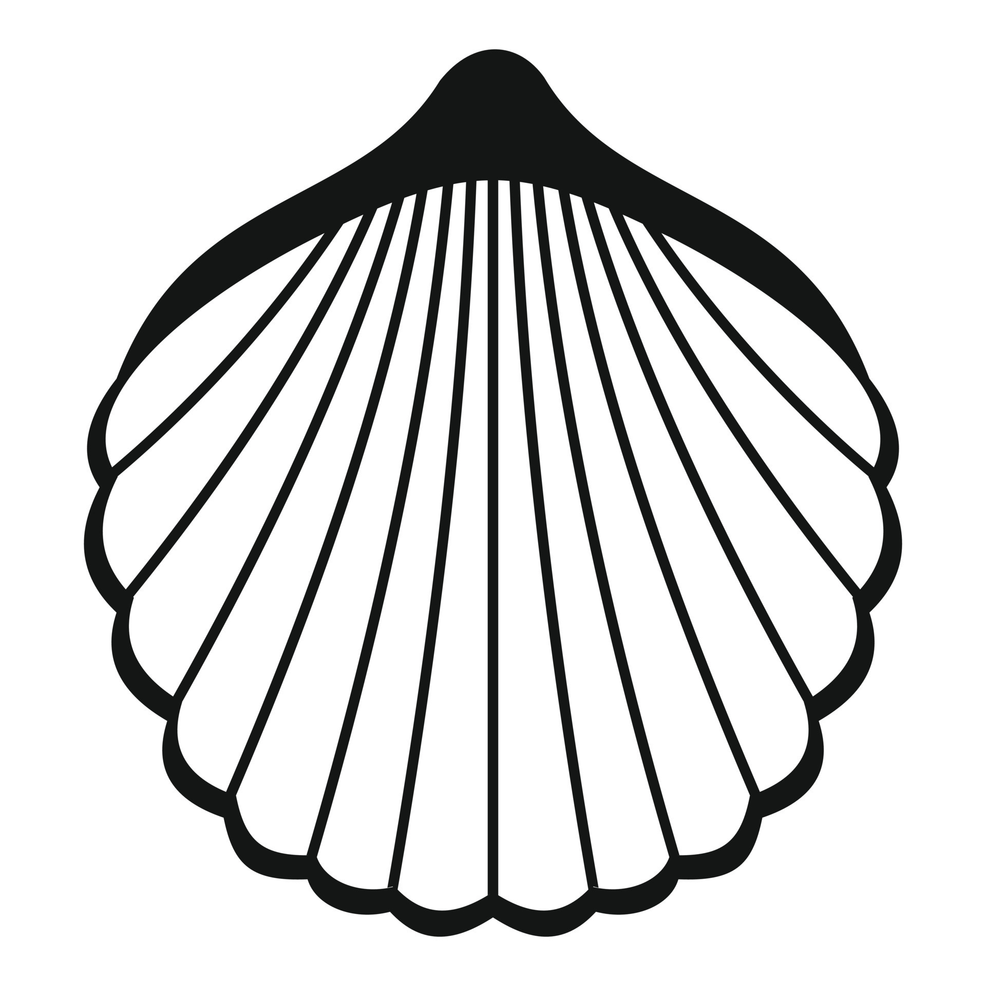 Beautiful shell icon, simple style 14428780 Vector Art at Vecteezy