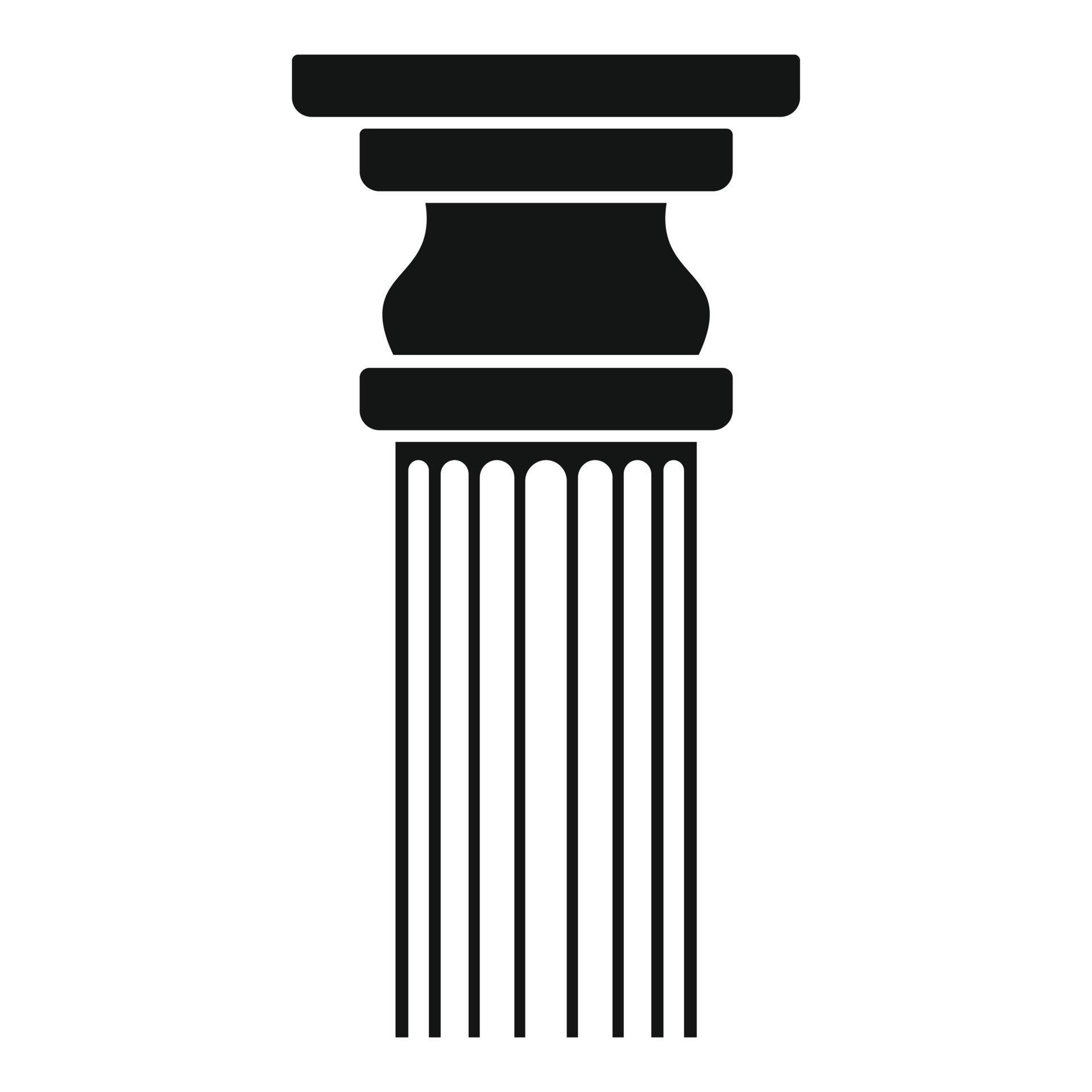 Rectangular column icon, simple style. 14429489 Vector Art at Vecteezy