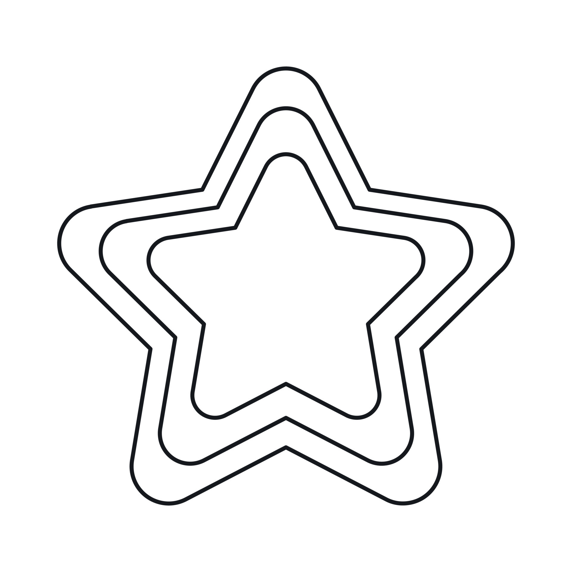 Star icon, outline style 14429582 Vector Art at Vecteezy