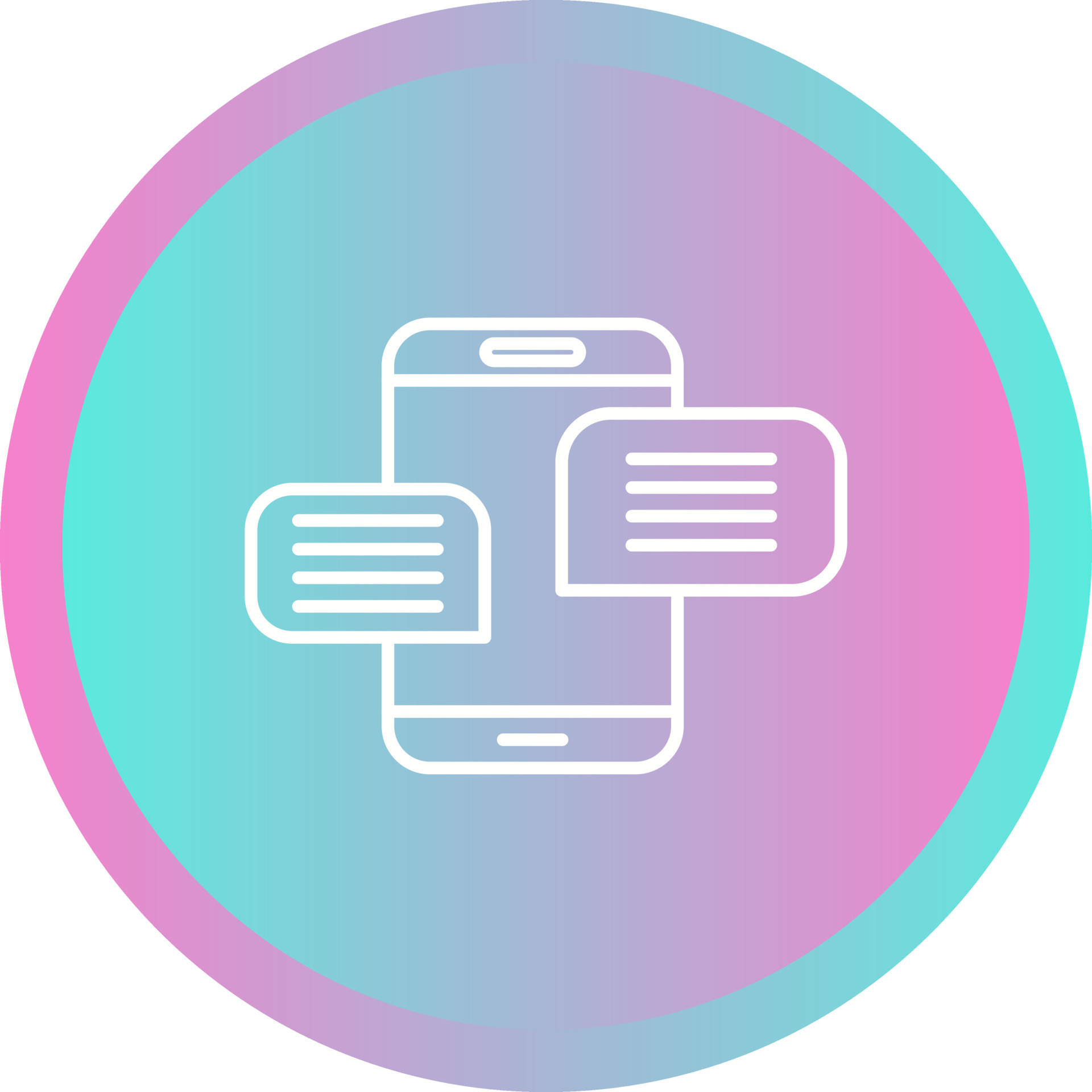 Messages Vector Icon 14430193 Vector Art at Vecteezy