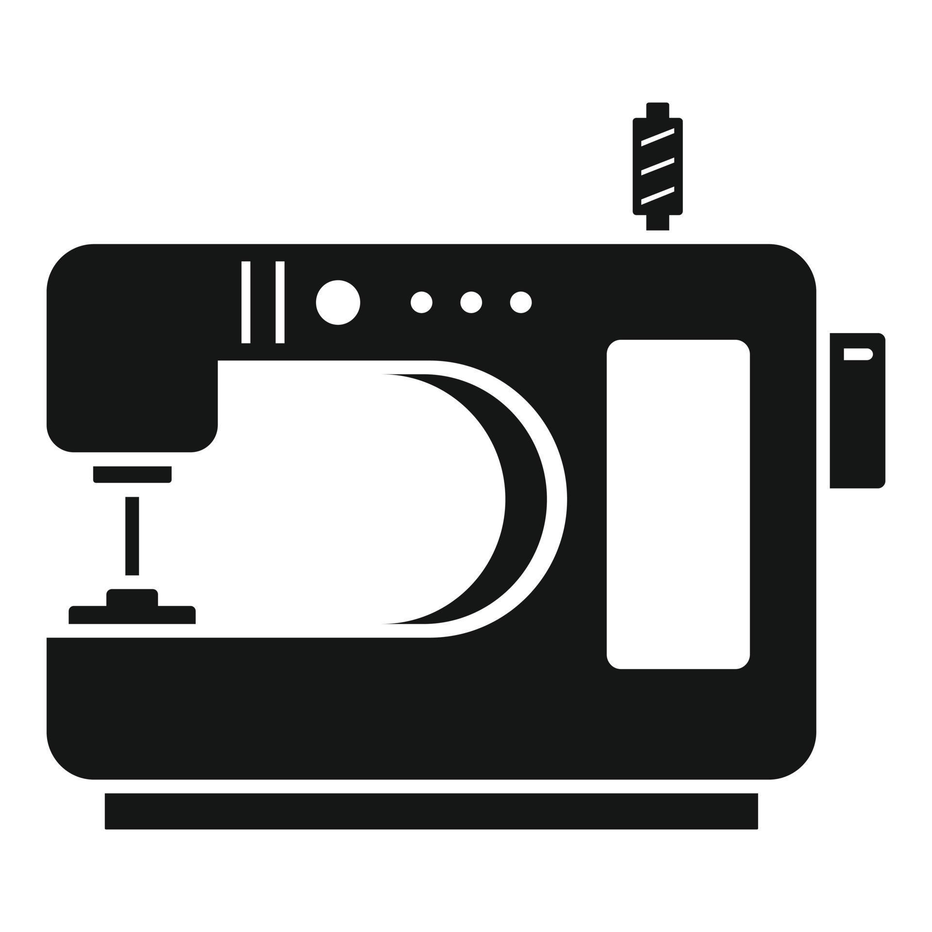 Home Sew Machine Icon Simple Style 14430877 Vector Art At Vecteezy