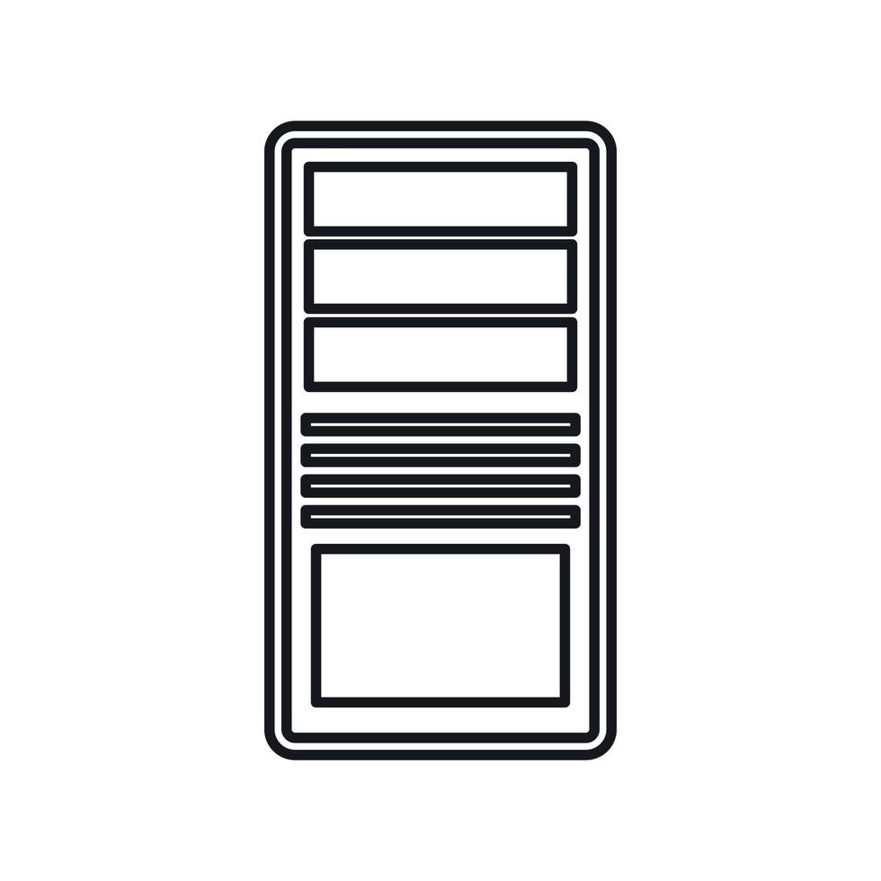 Black computer system unit icon, outline style 14432149 Vector Art at ... Black computer system unit icon, outline style 14432149 Vector Art at ...