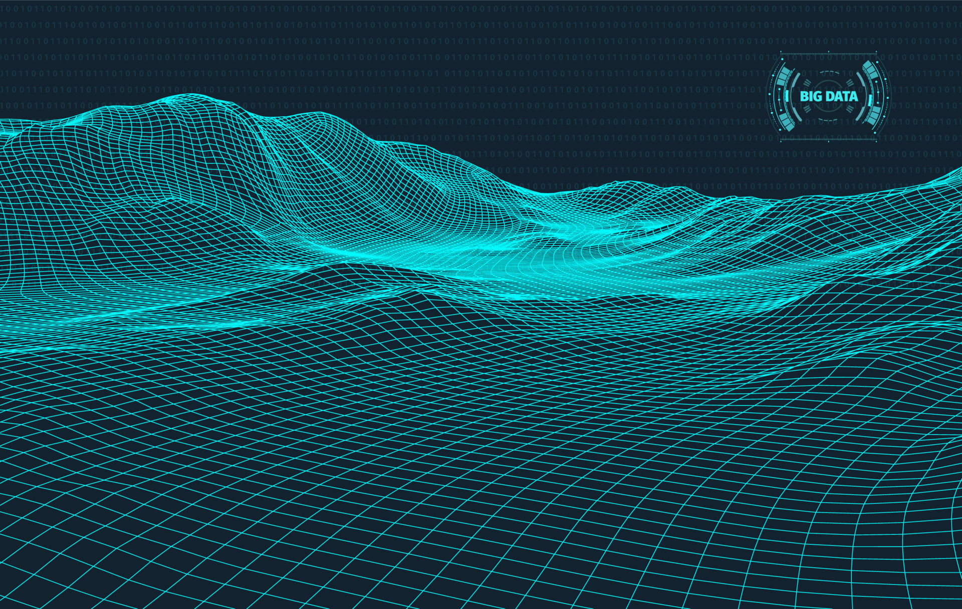 Big Data Visualization Background 3d Big Data Connection Background Cyber Technology Ai Tech