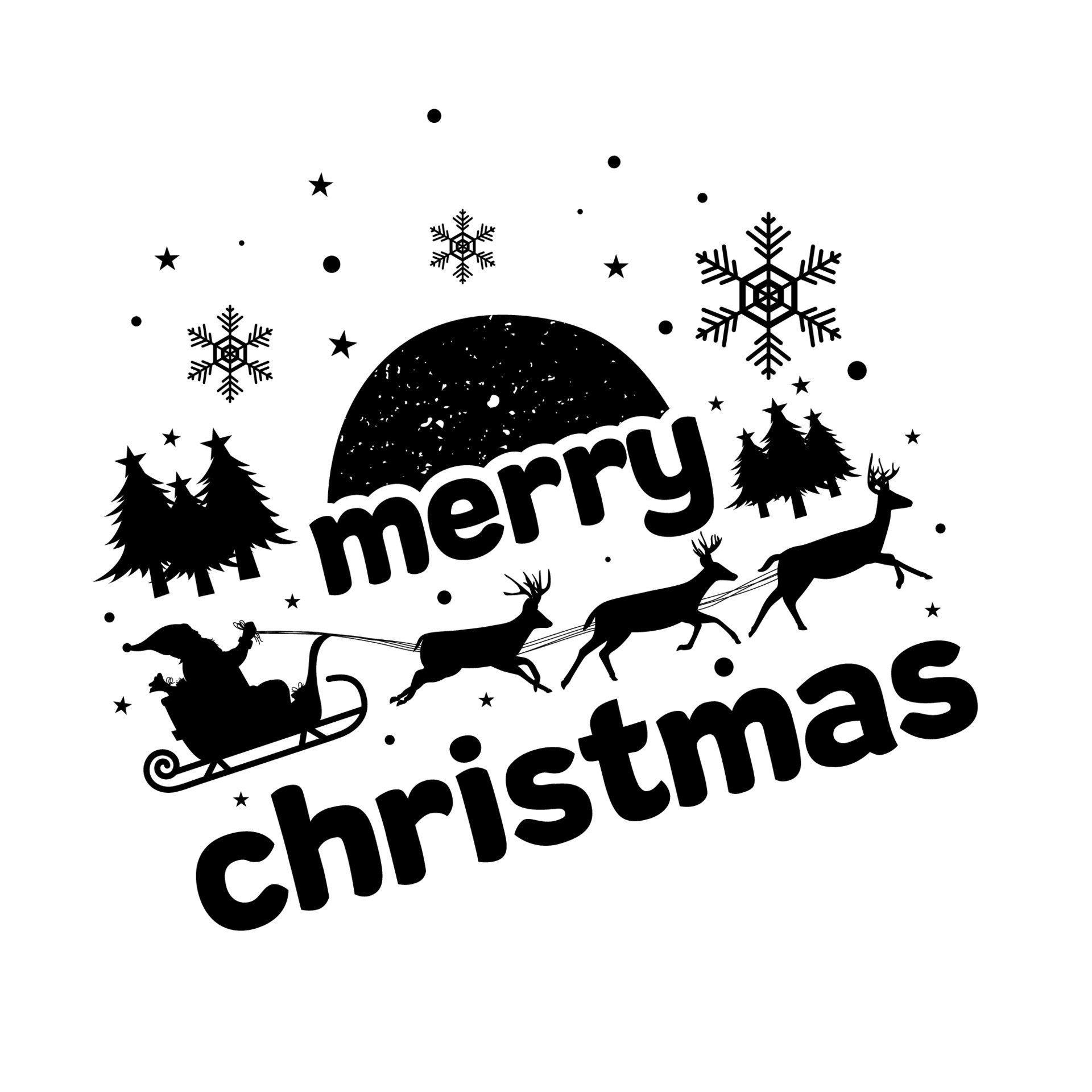 merry christmas svg bundle for t-shirt, coffee mug, stickers, circut ...