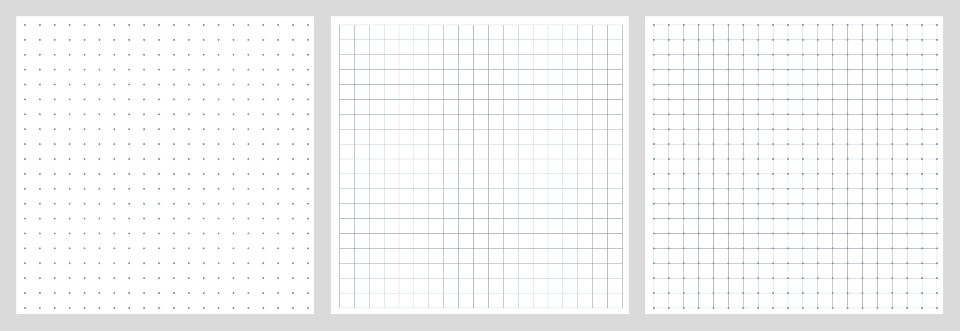 Dotted And Squared Grid Notebook Seamless Pattern For Bullet Journal Black Point Texture Black