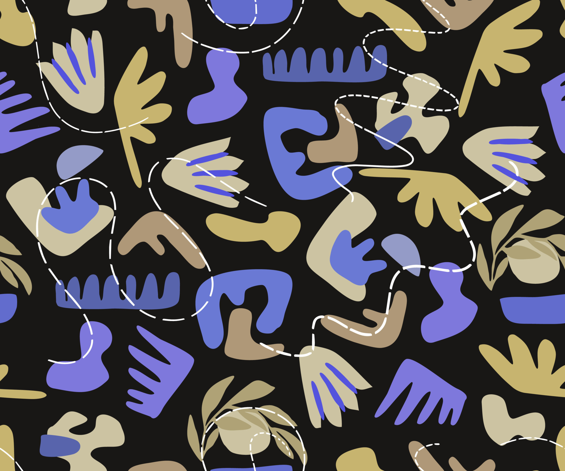 Contemporary abstract pattern with abstract seamless pattern for ...