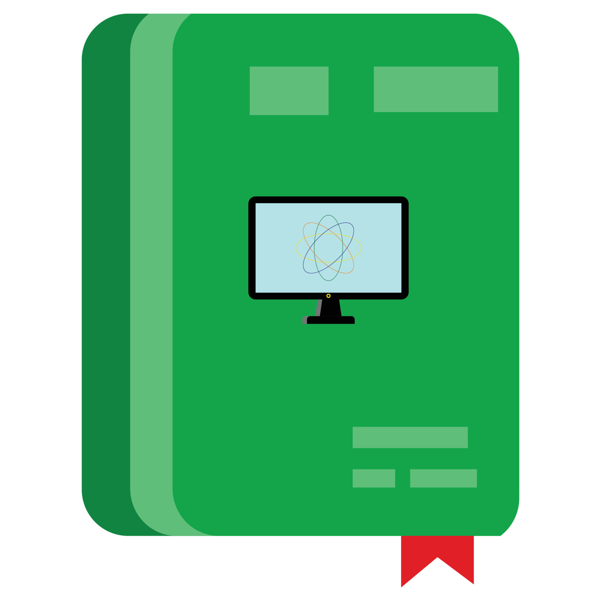 Computer Science Book which can easily modify or edit 14439386 Vector ...