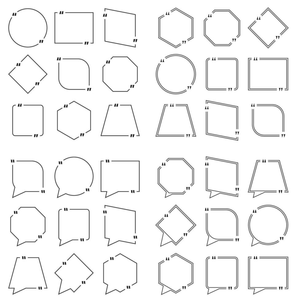 Set of speech bubbles 14440450 Vector Art at Vecteezy