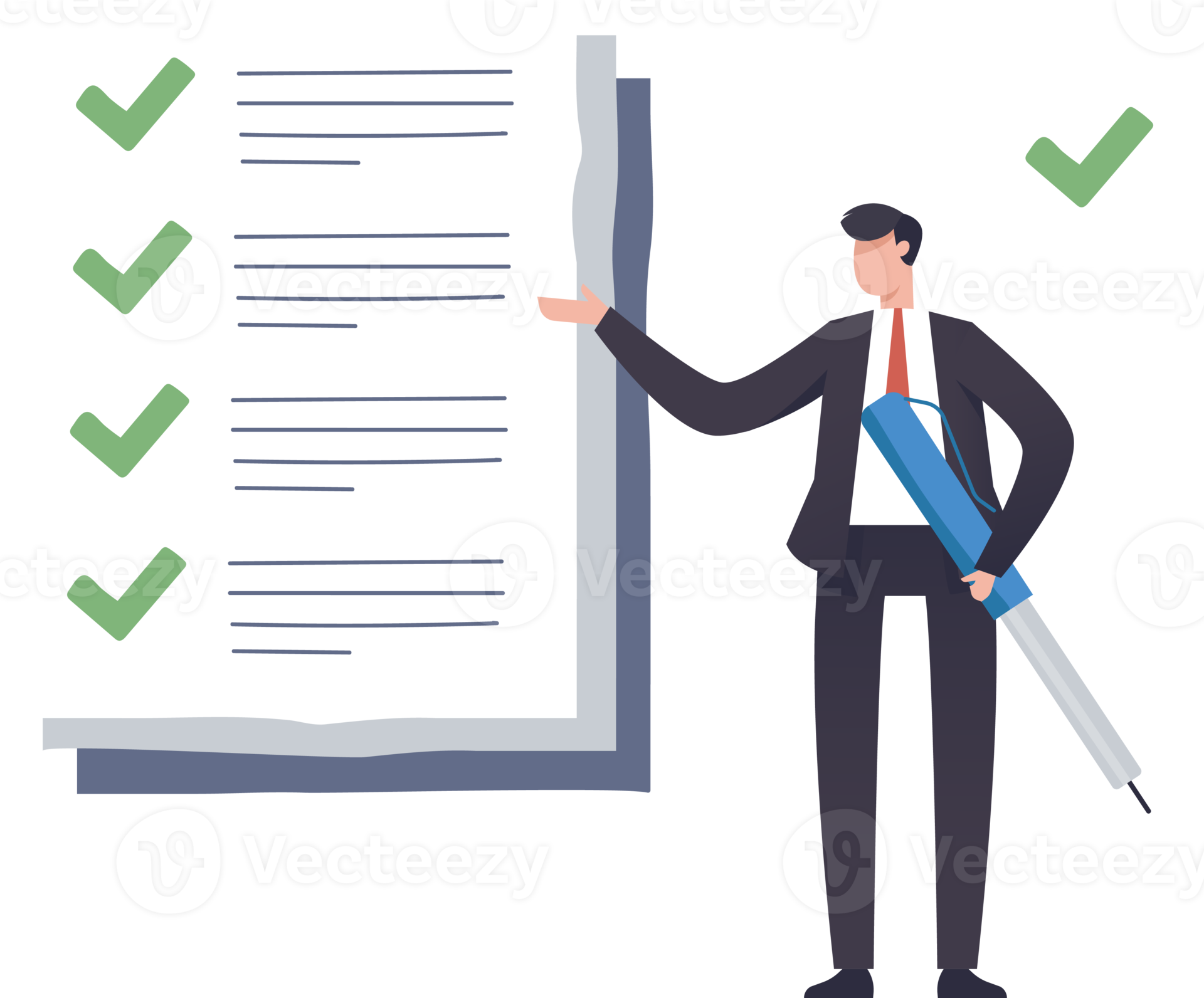 Businessman checking documents. Project tracking or goal tracker ... Businessman checking documents. Project tracking or goal tracker ...