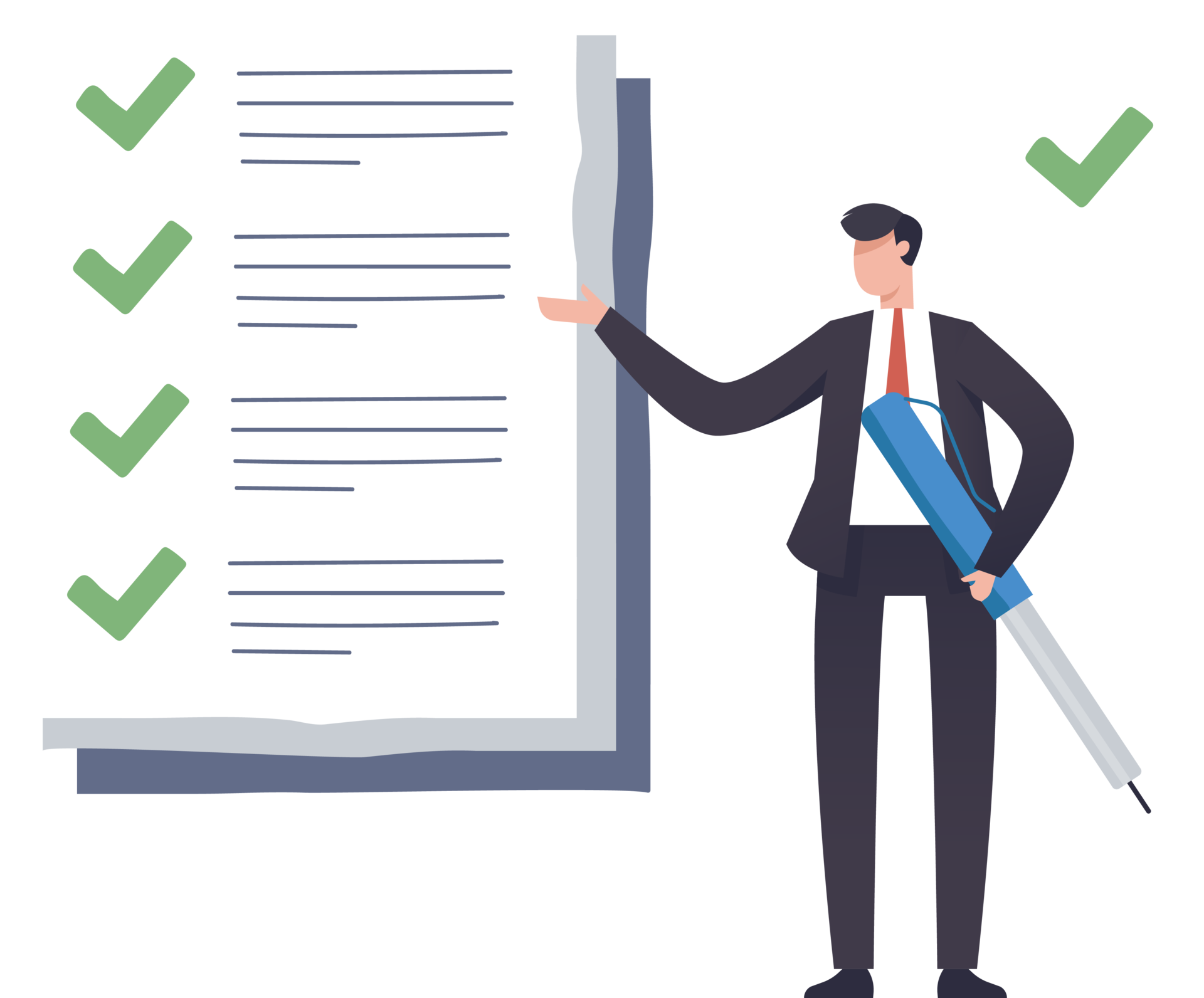 Businessman checking documents. Project tracking or goal tracker ... Businessman checking documents. Project tracking or goal tracker ...
