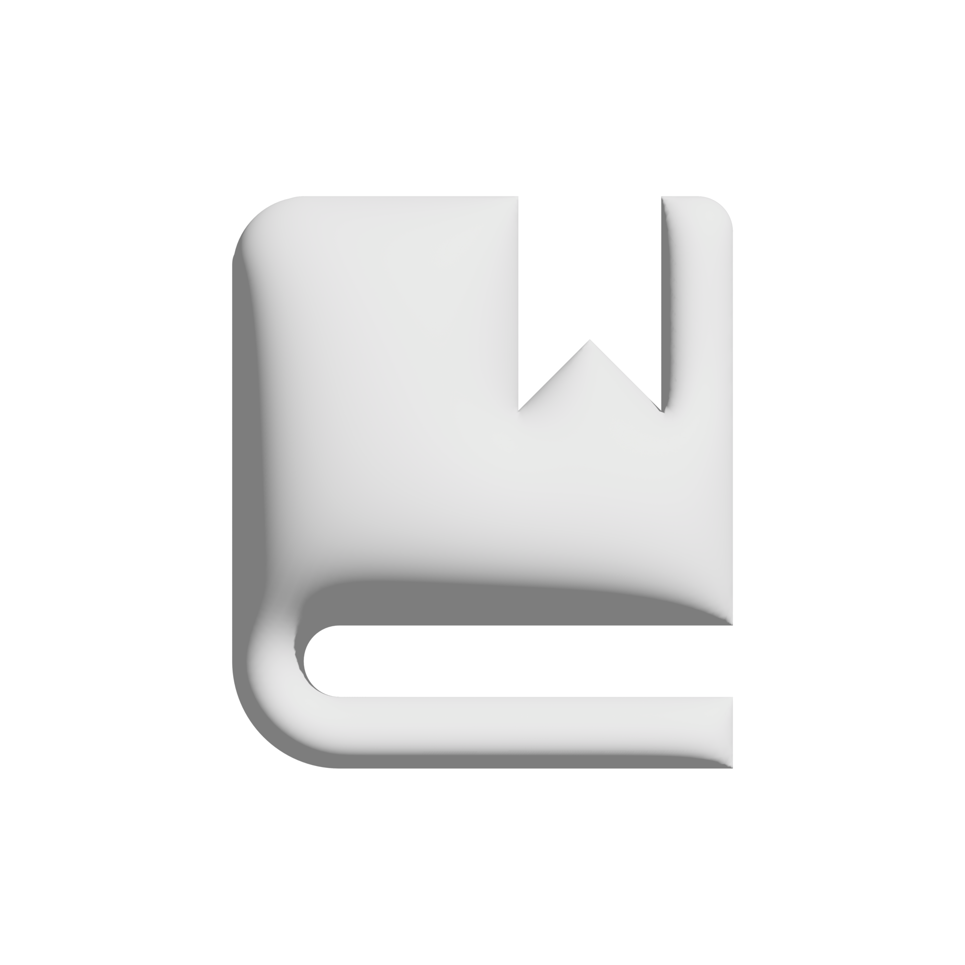 book icon 3d design for application and website presentation 14441339 PNG