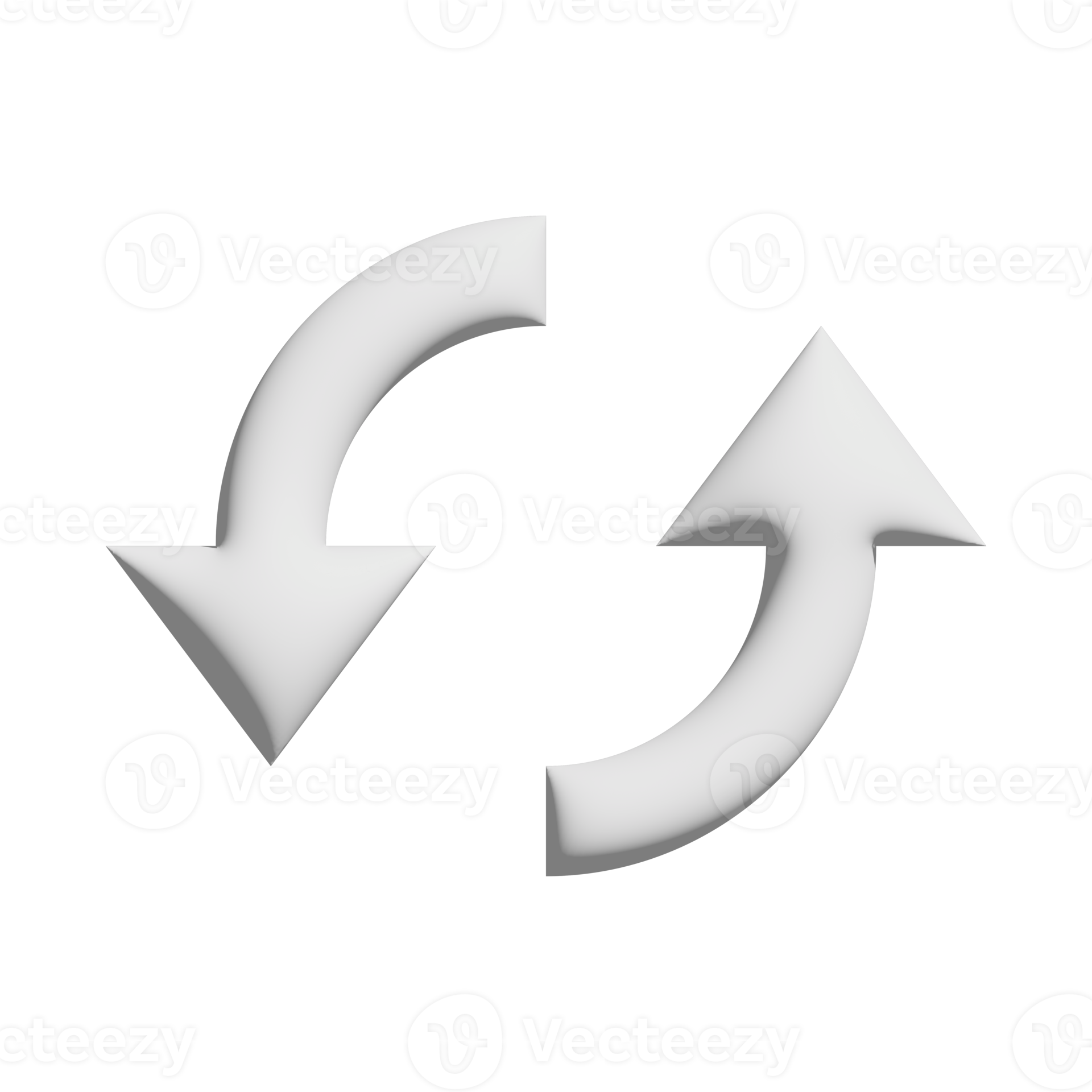 loop circular icon 3d design for application and website presentation ...