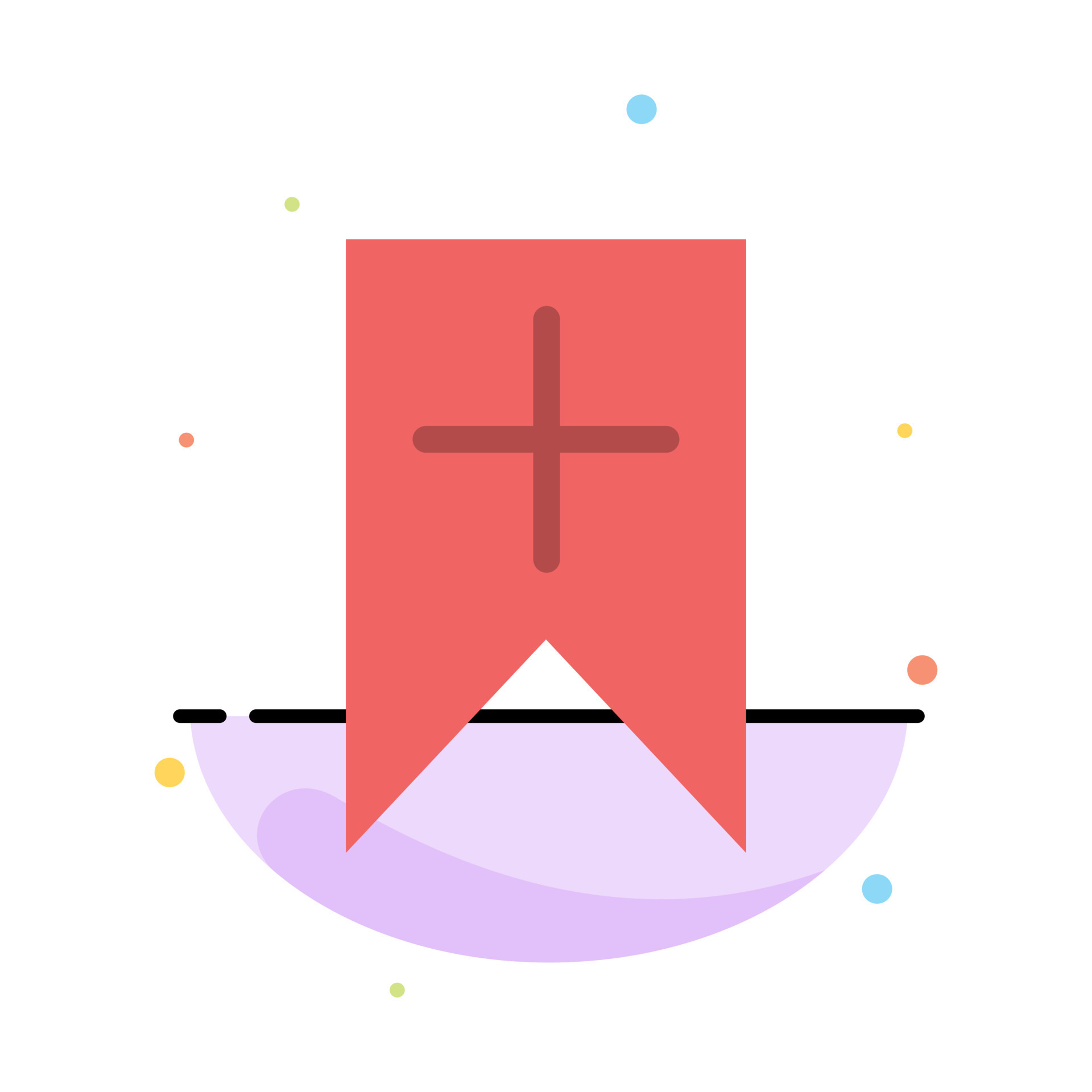 Tag Plus Interface User Abstract Flat Color Icon Template 14448397