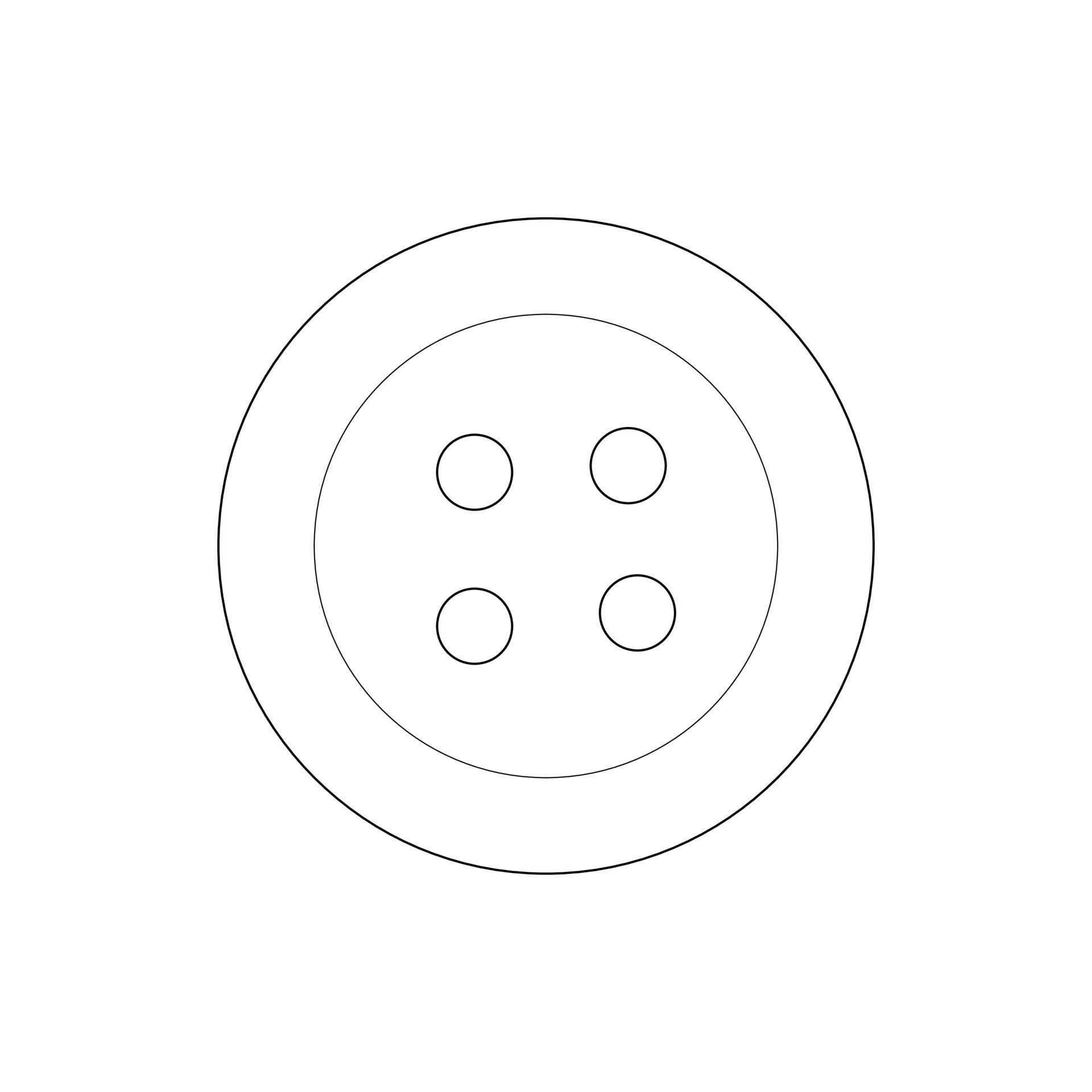 Button icon, outline style 14448707 Vector Art at Vecteezy