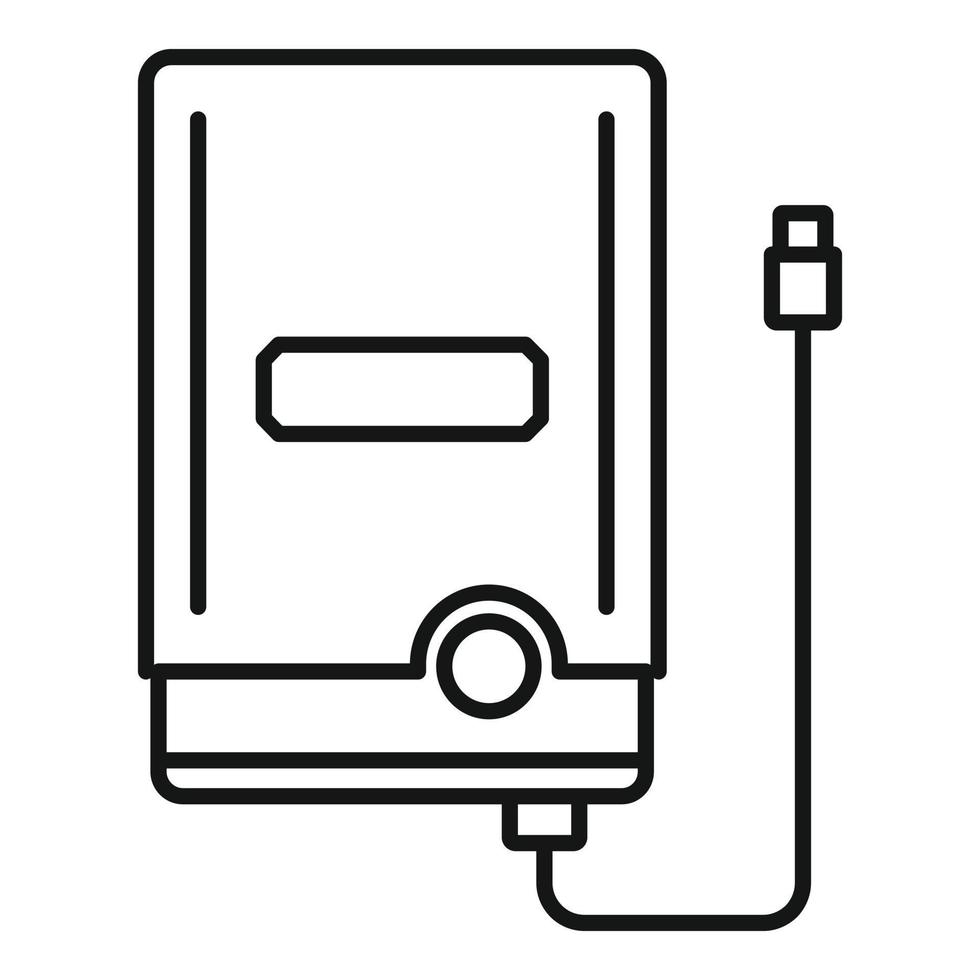 Portable hard disk icon, outline style 14449965 Vector Art at Vecteezy Portable hard disk icon, outline style 14449965 Vector Art at Vecteezy