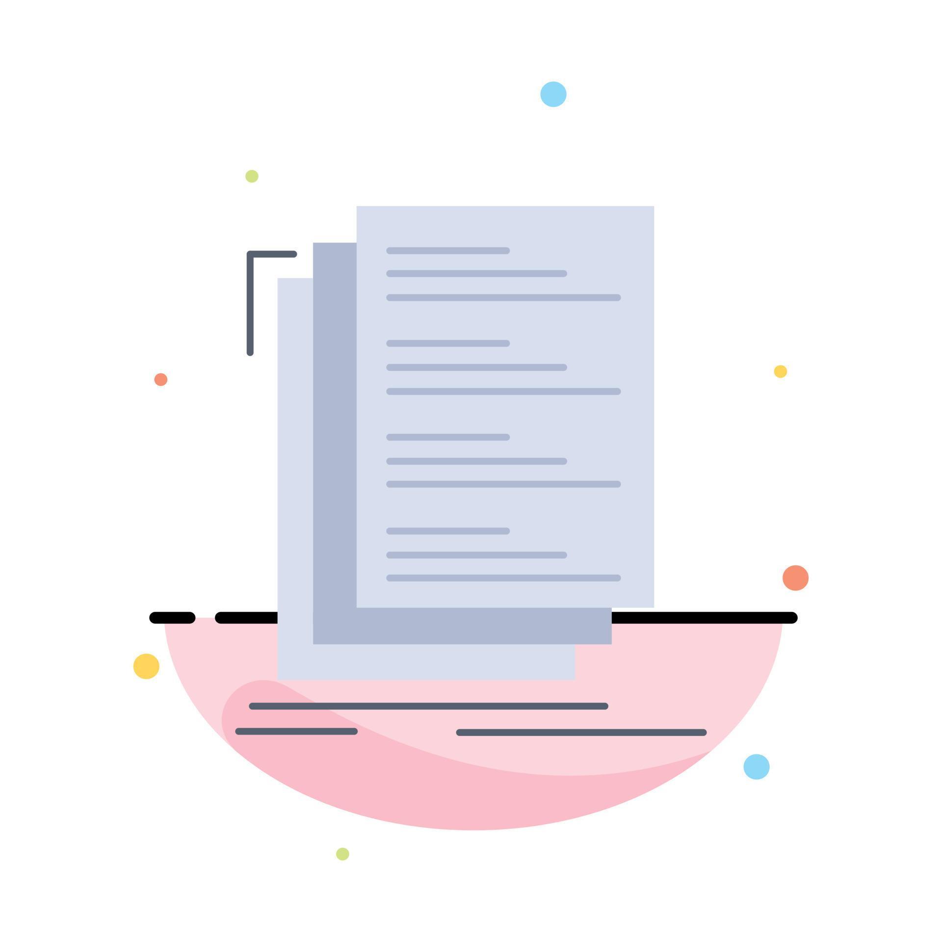 Code Coding Compile Files List Flat Color Icon Vector 14451364 Vector 2792