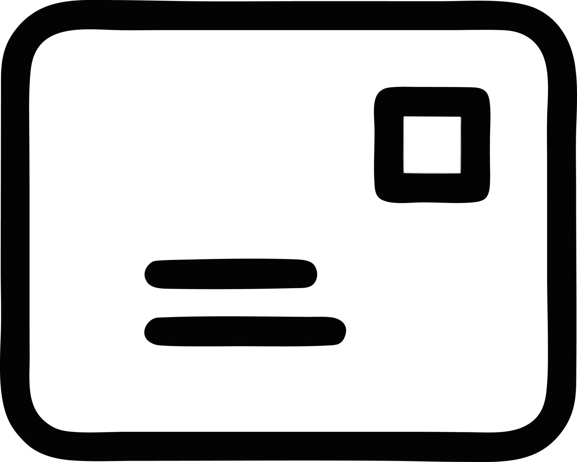 envelope icon in black vector image, illustration of envelope in black ...