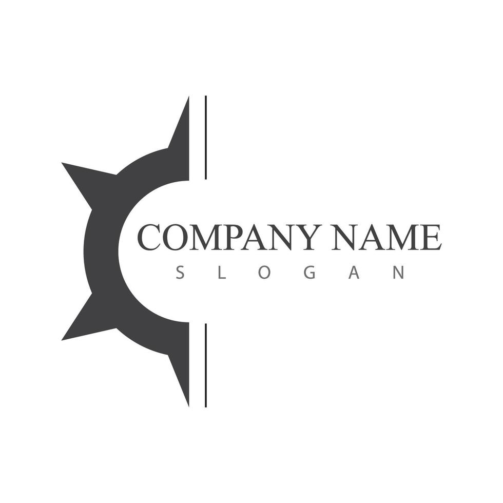 Compass Logo Template Vector Icon Illustration Design 14456185 Vector Art At Vecteezy