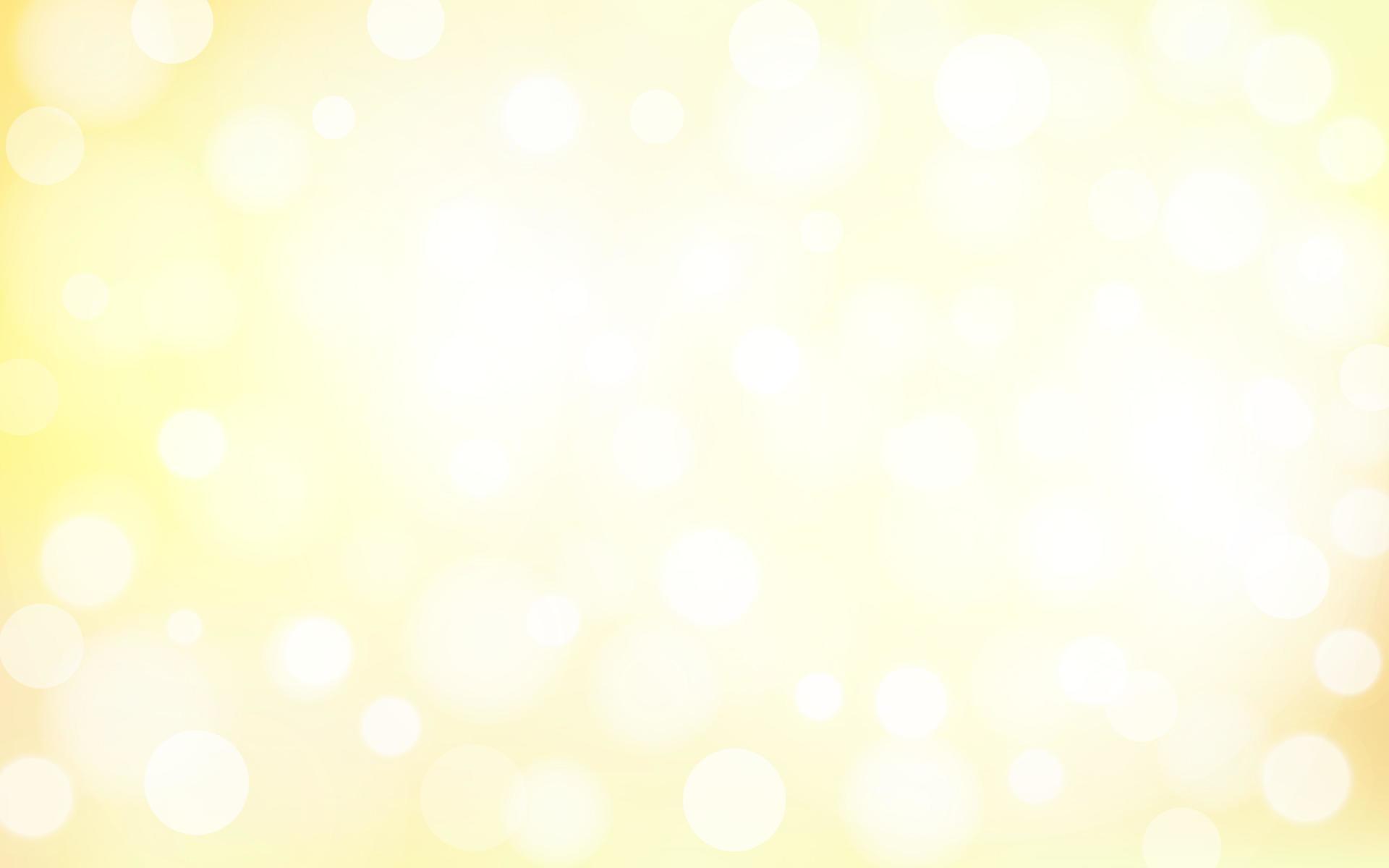 Yellow Light Bokeh Soft Light Abstract Background Vector Eps 10 Illustration Bokeh Particles