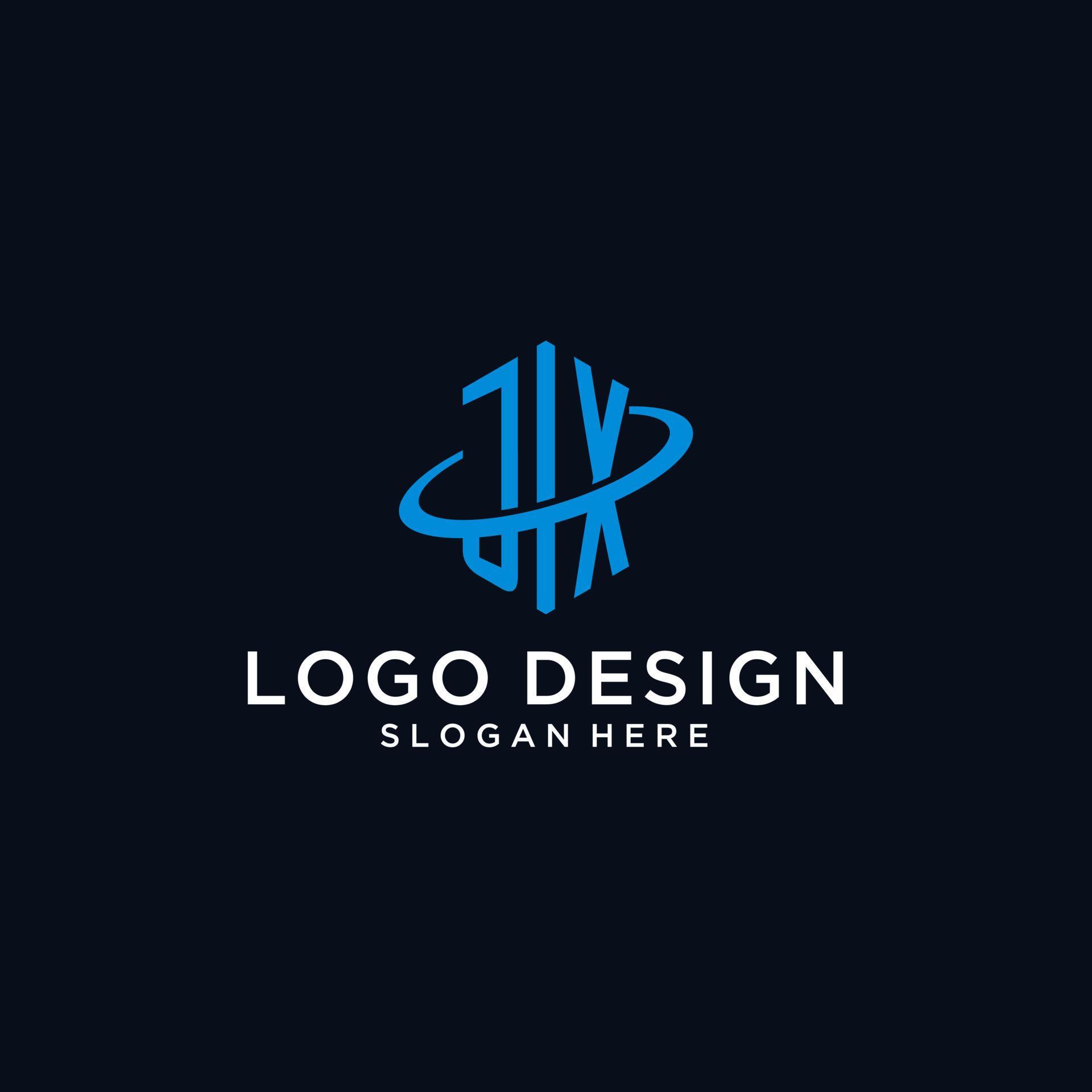 JX initial monogram logo with hexagonal shape and swoosh design 14457623 Vector Art at Vecteezy