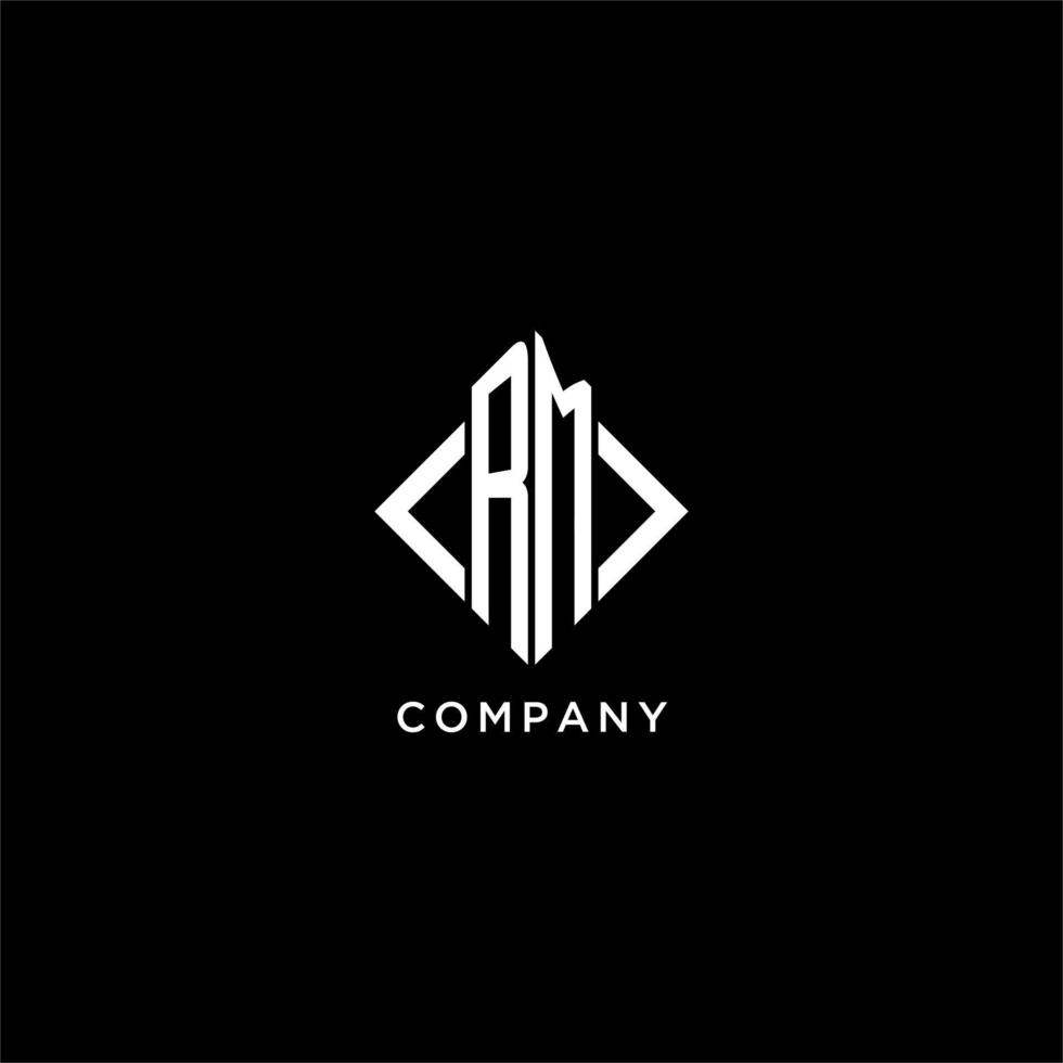 RM initial monogram with rhombus shape logo design 14458752 Vector Art ... RM initial monogram with rhombus shape logo design 14458752 Vector Art ...