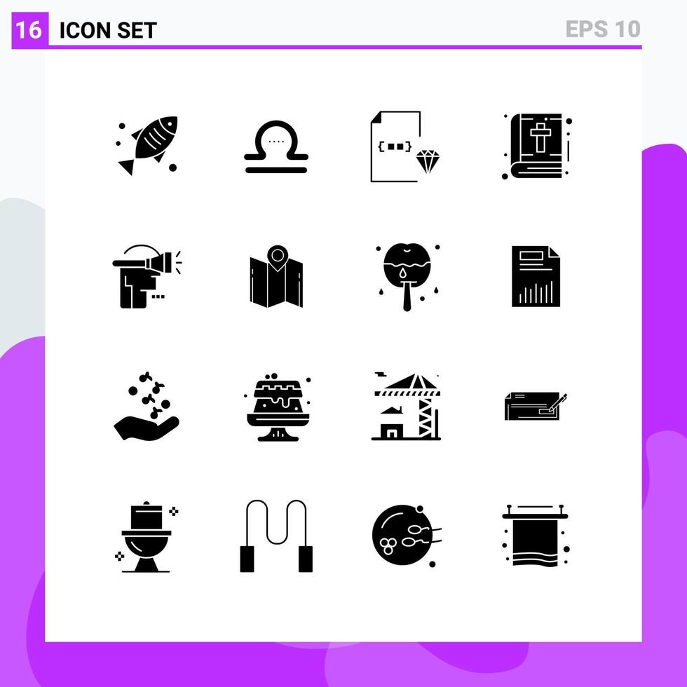 16 Creative Icons Modern Signs and Symbols of head note coding book ...