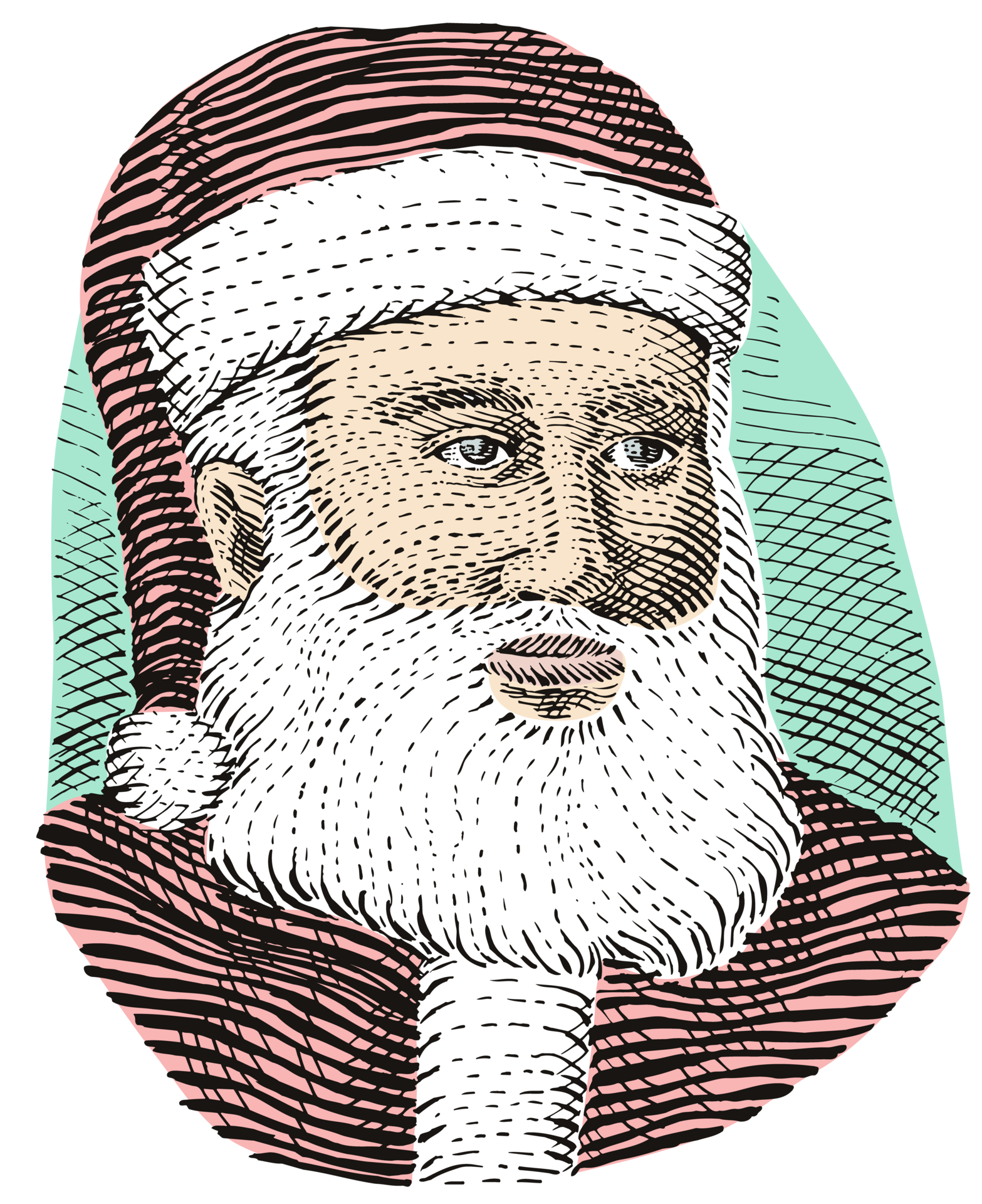 Father Christmas Santa Claus Engraving 14463829 PNG father-christmas-santa-claus-engraving-14463829-png